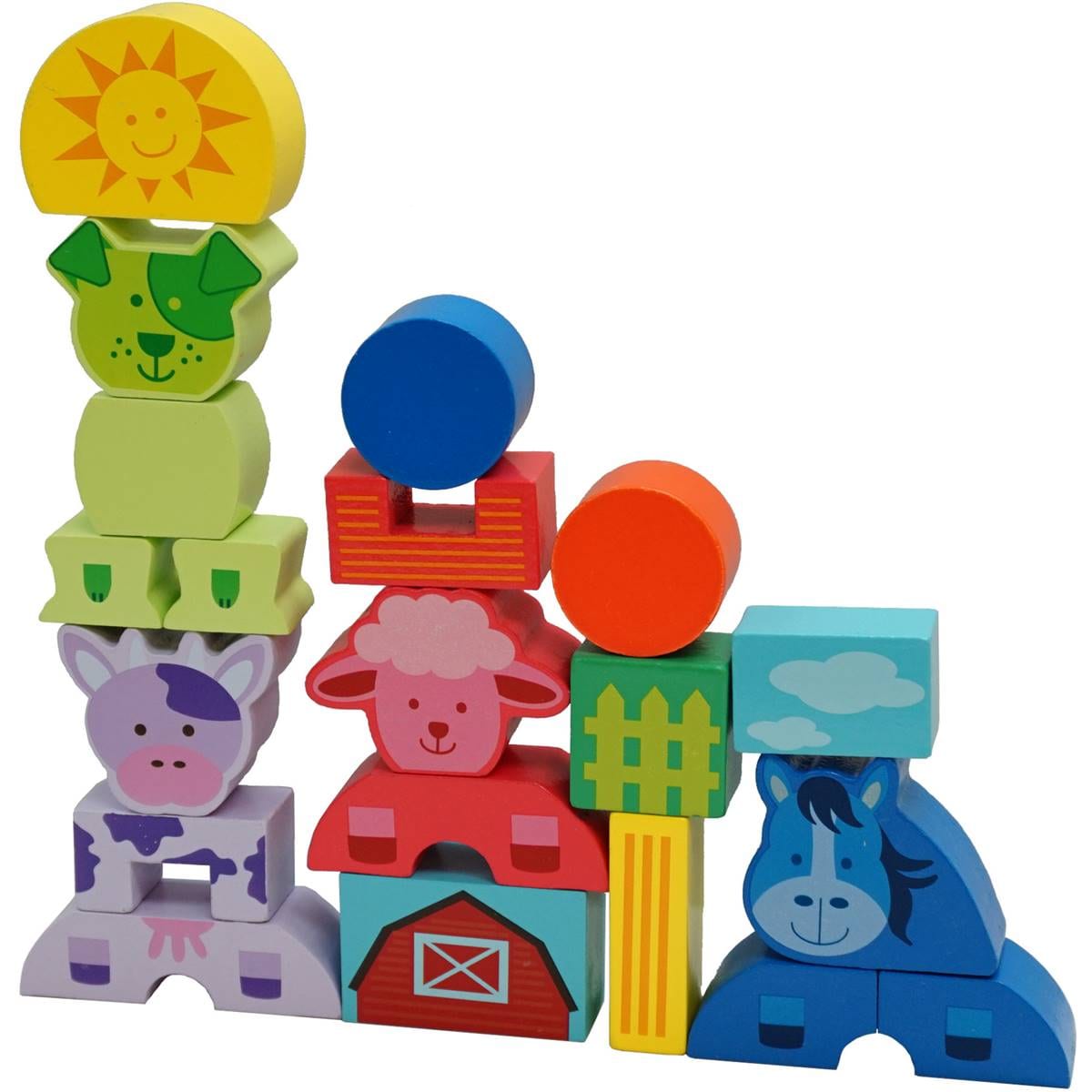 First Learning My First Farm Animal Blocks 20 Pack | Woolworths