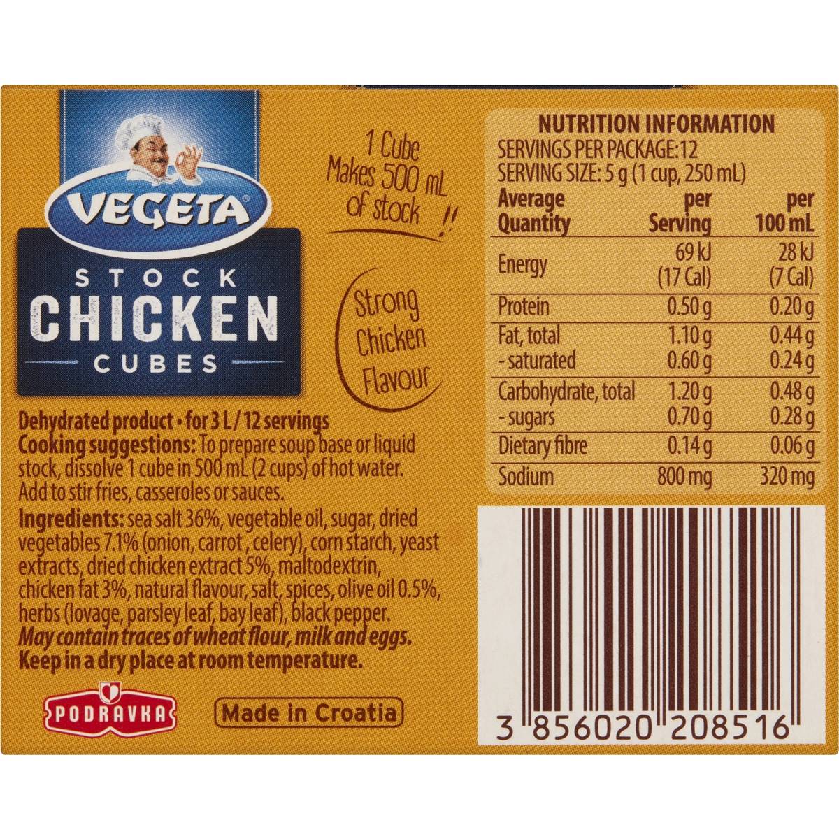 Vegeta Chicken Stock Cubes 60g | Woolworths