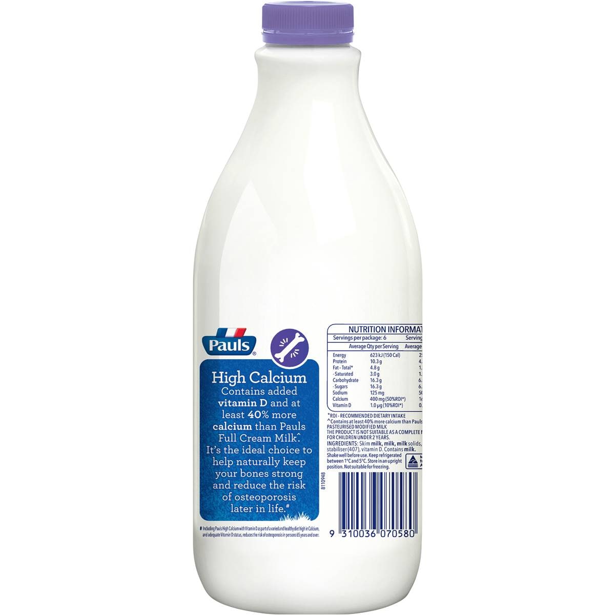 Pauls High Calcium Milk 1.5l | Woolworths