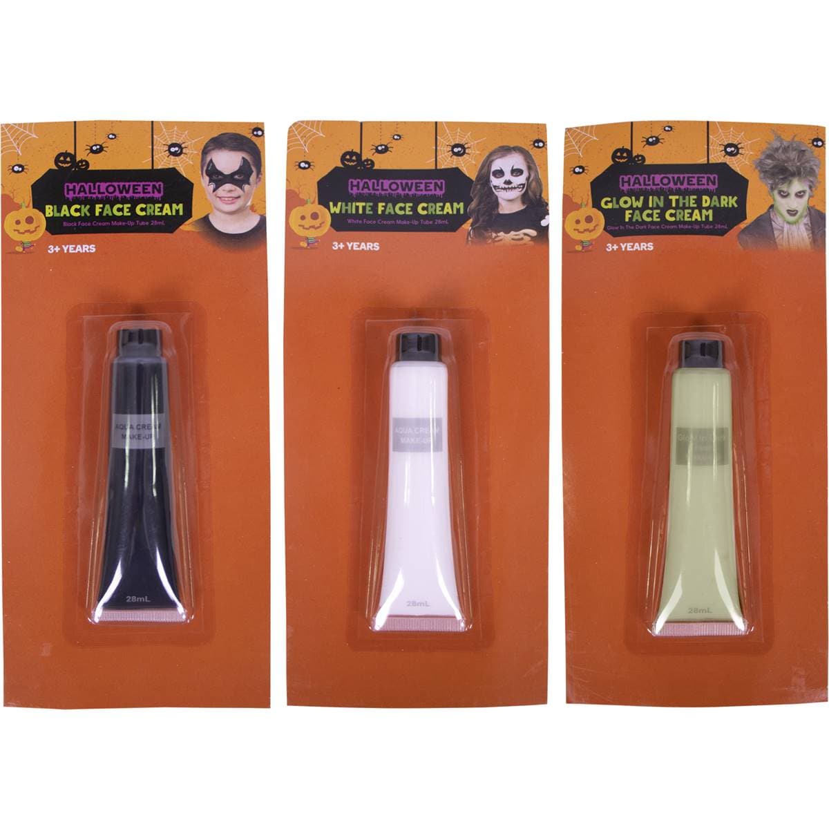 Halloween Glow In The Dark Or White Face Cream 28g | Woolworths