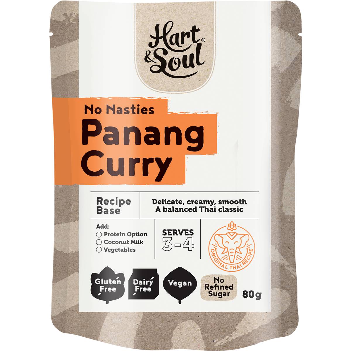 Hart & Soul All Natural Panang Curry Recipe Base 80g | Woolworths