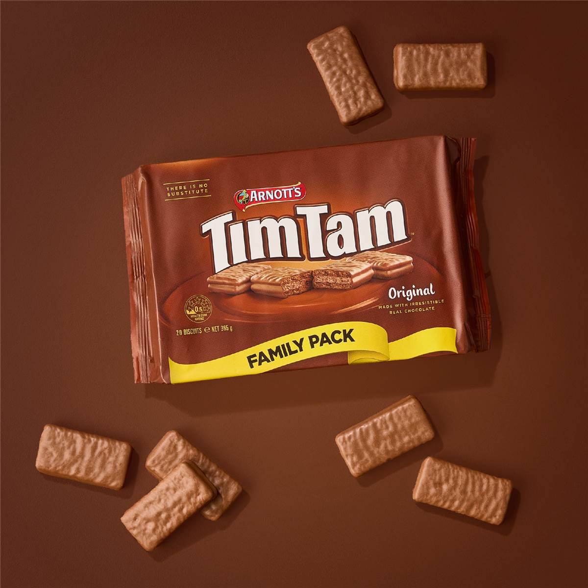 Arnott's Tim Tam Original Family Pack Chocolate Biscuits 365g | Woolworths