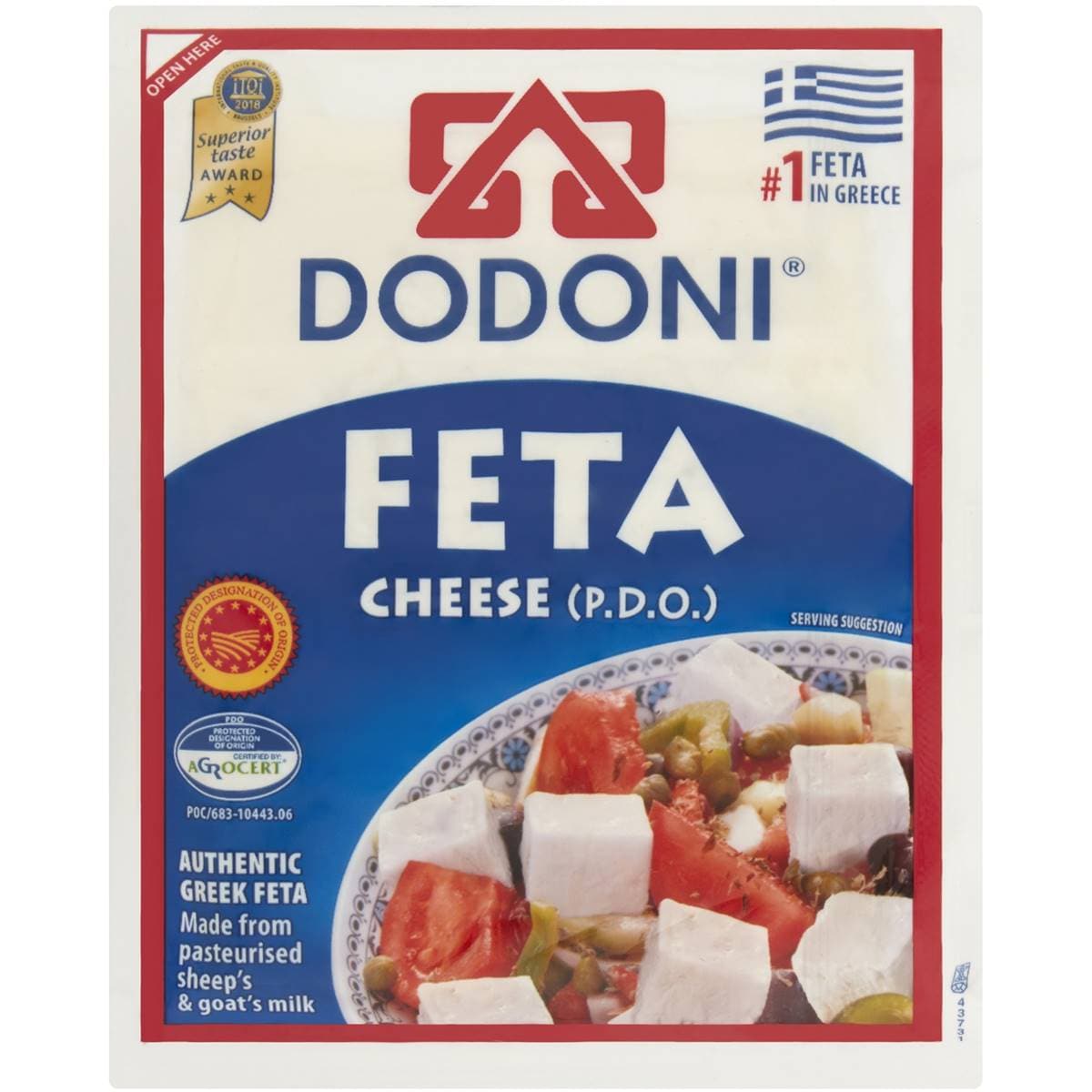 Dodoni Fetta Cheese 200g | Woolworths