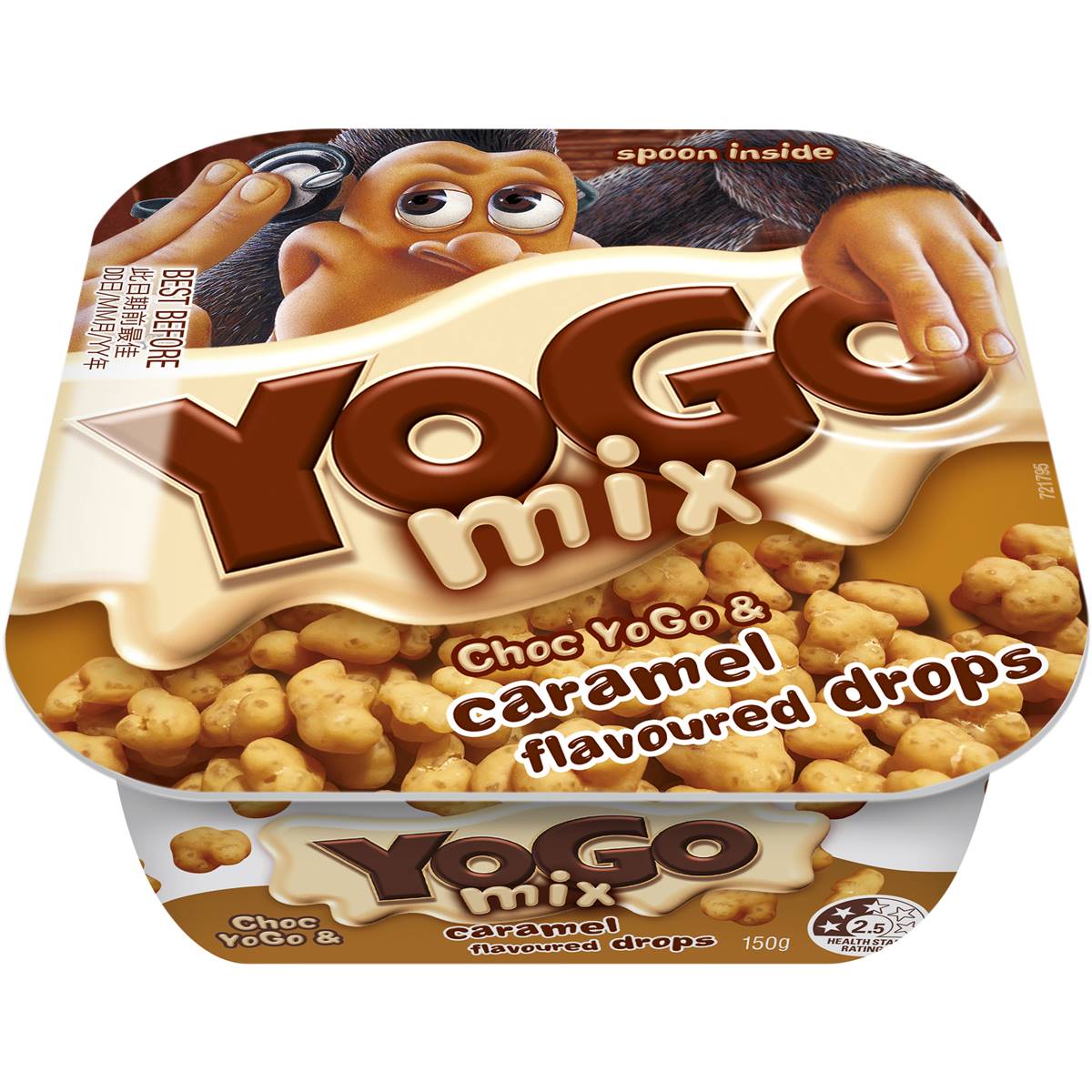 Yogo Choc Yogo & Caramel Flavoured Drops 150g | Woolworths
