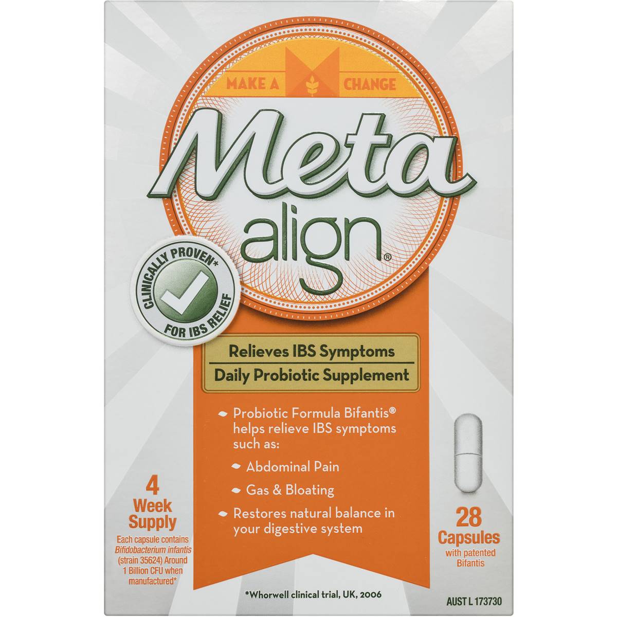 Meta Align Daily Probiotic Supplement 28 Pack | Woolworths