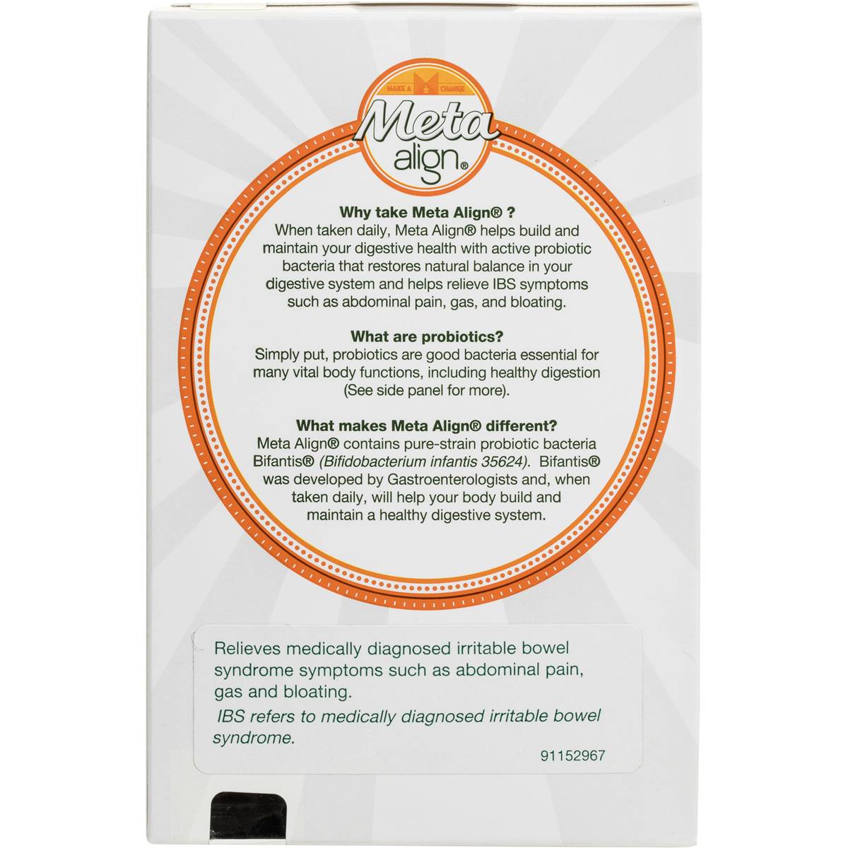 Meta Align Daily Probiotic Supplement 28 Pack | Woolworths