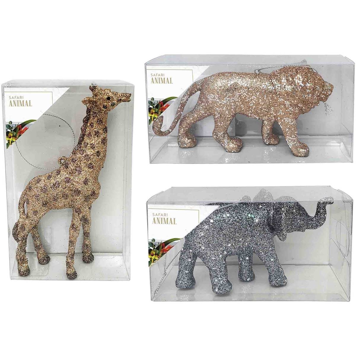 Christmas Safari Animals Assorted Each | Woolworths