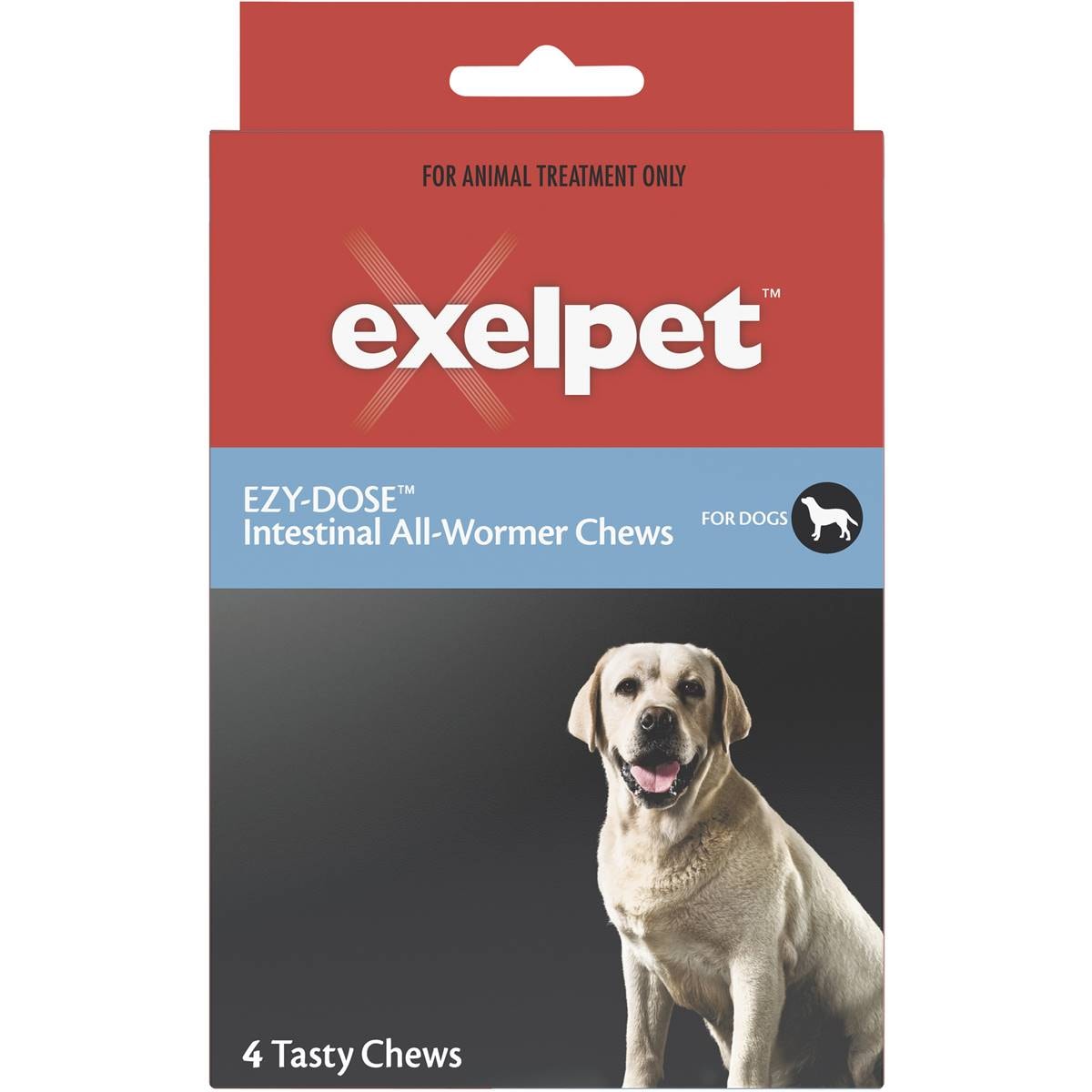 Exelpet Ezy-dose Dog Treatment Intestinal All Wormer 4 Pack | Woolworths