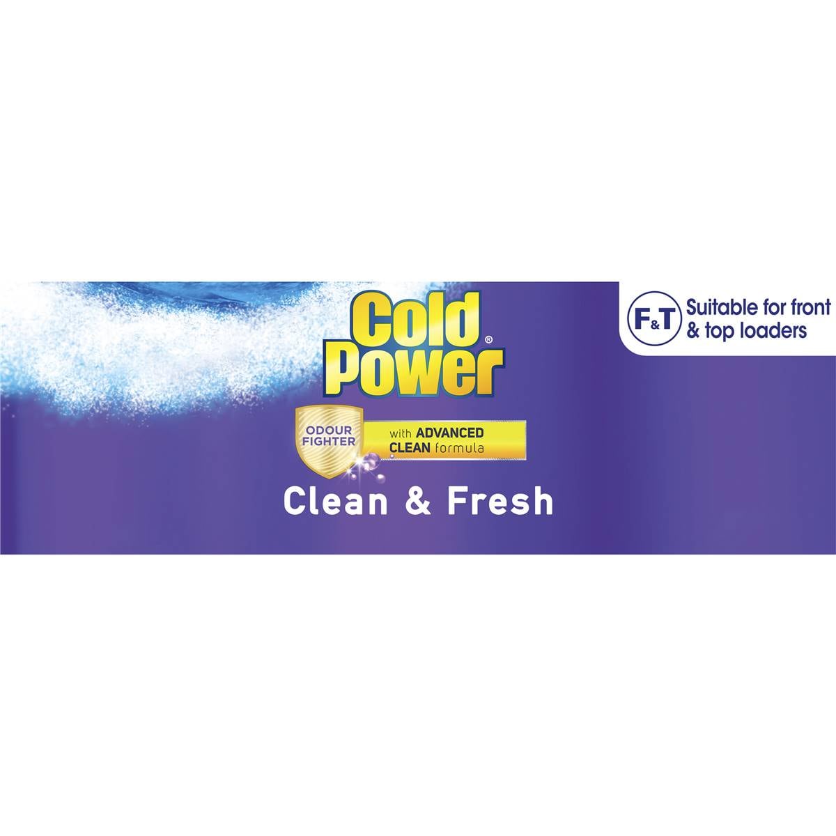 Cold Power Clean & Fresh Laundry Detergent With Odour Fighter 1.8kg ...