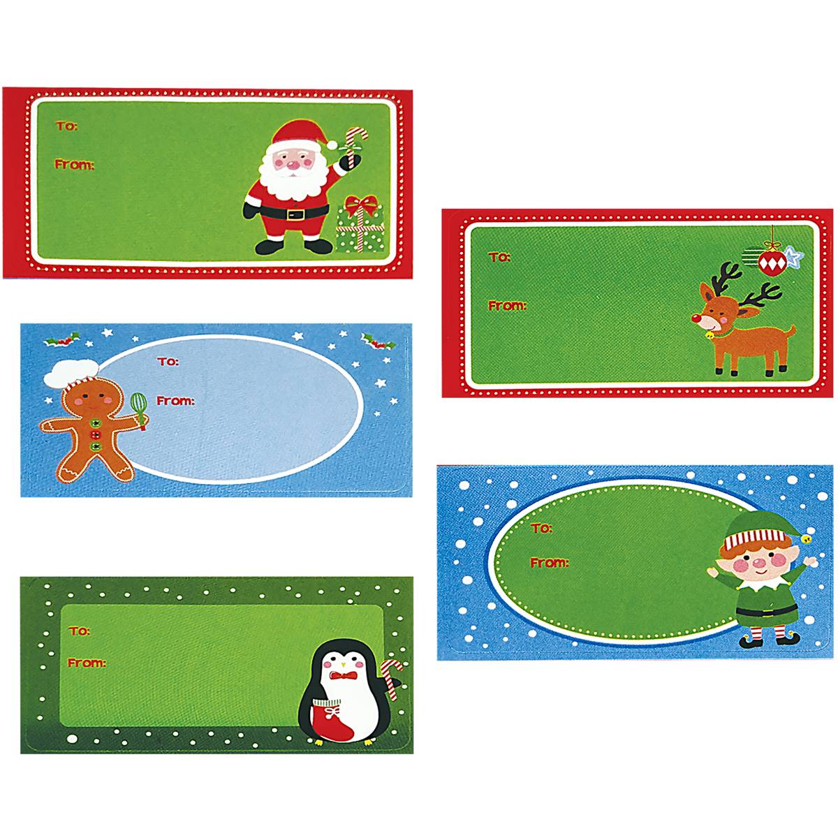 Christmas Present Stickers Boxed 100 Pack | Woolworths