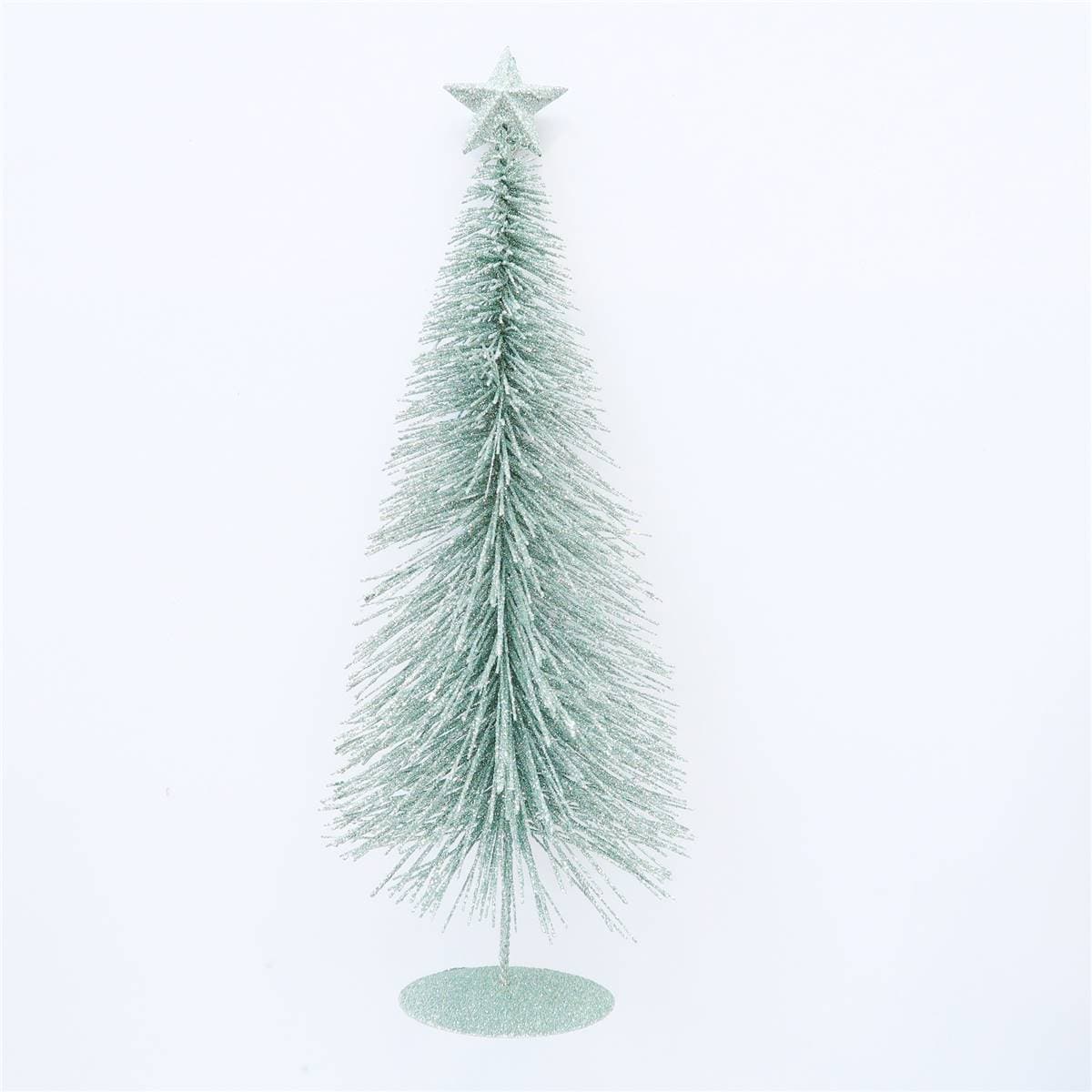 Christmas Glitter Tree Tabletop Assorted Each | Woolworths
