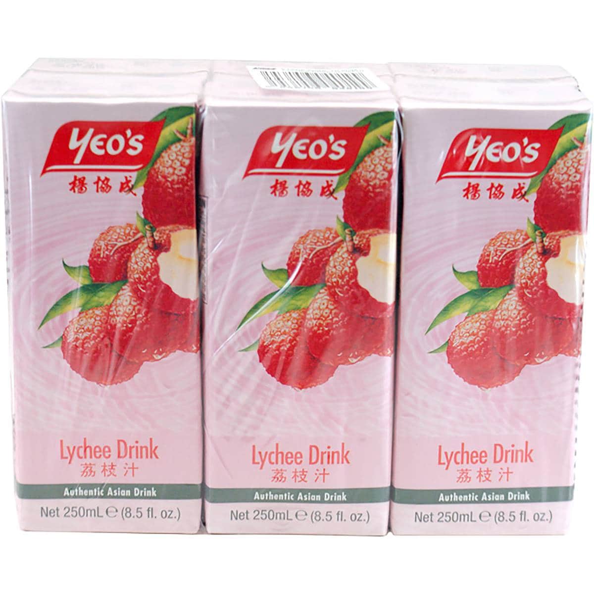 Yeo's Drink Lychee 6x250ml | Woolworths