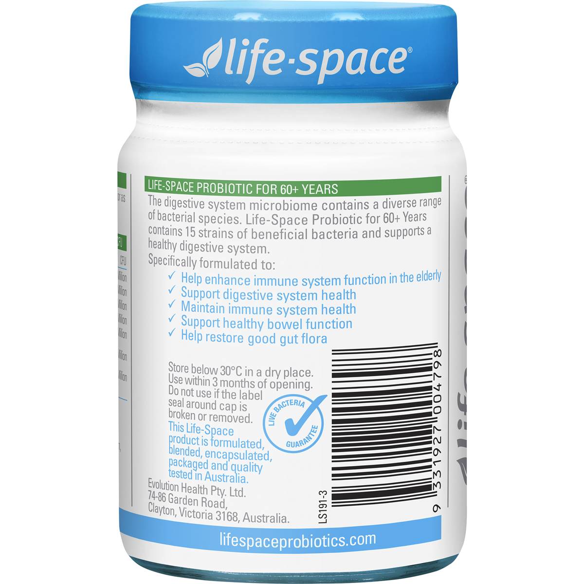Life-space Probiotic For 60+ Years 40 Pack | Woolworths