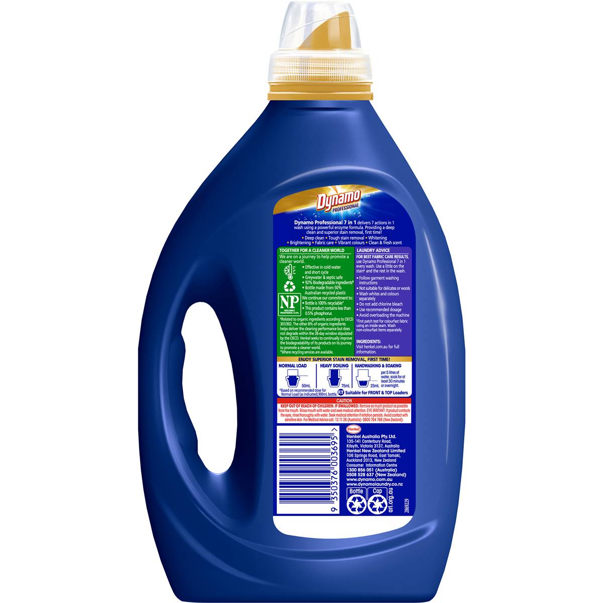 Dynamo Professional 7 In 1 Laundry Detergent Liquid 900ml | Woolworths
