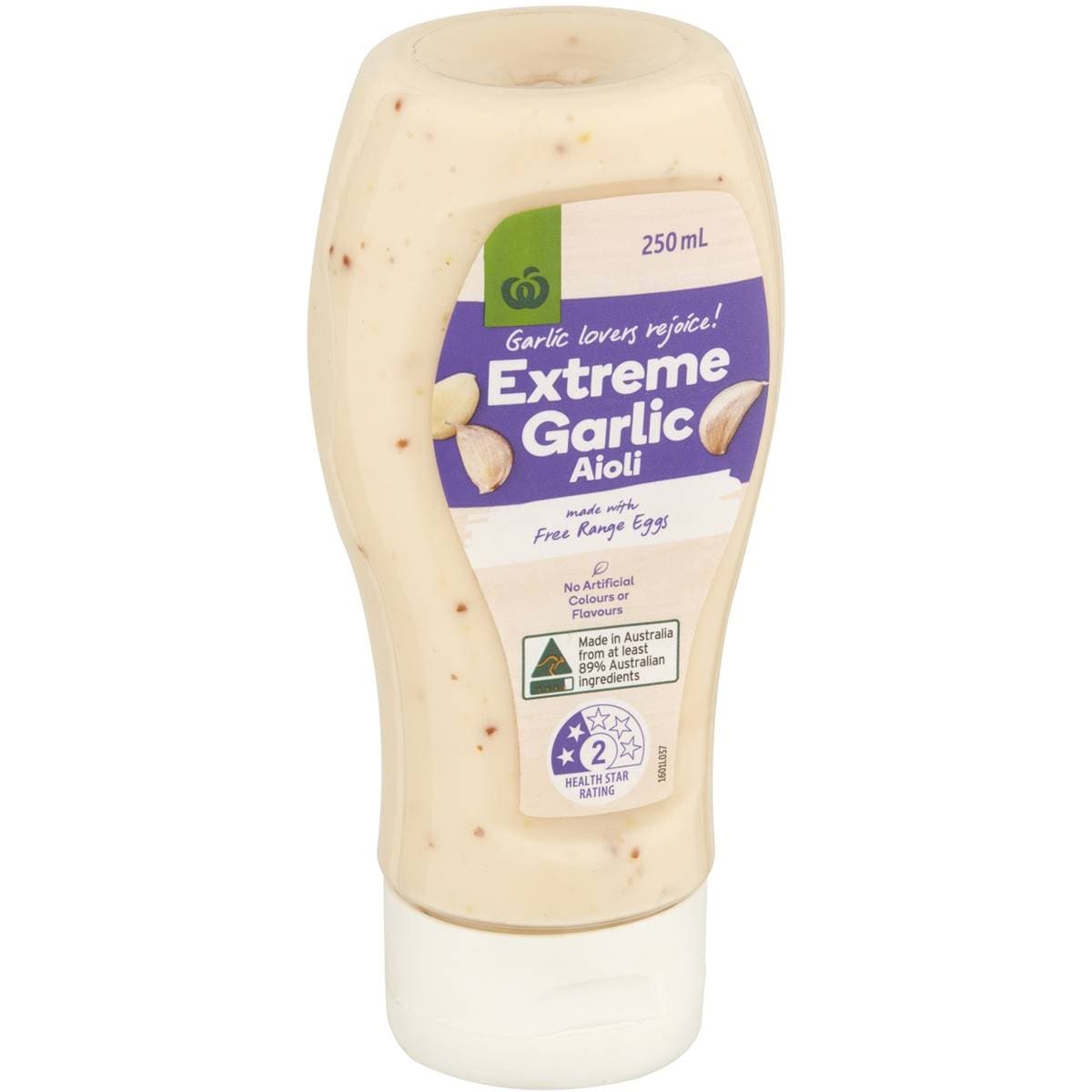 Woolworths Extreme Garlic Aioli 250ml | Woolworths