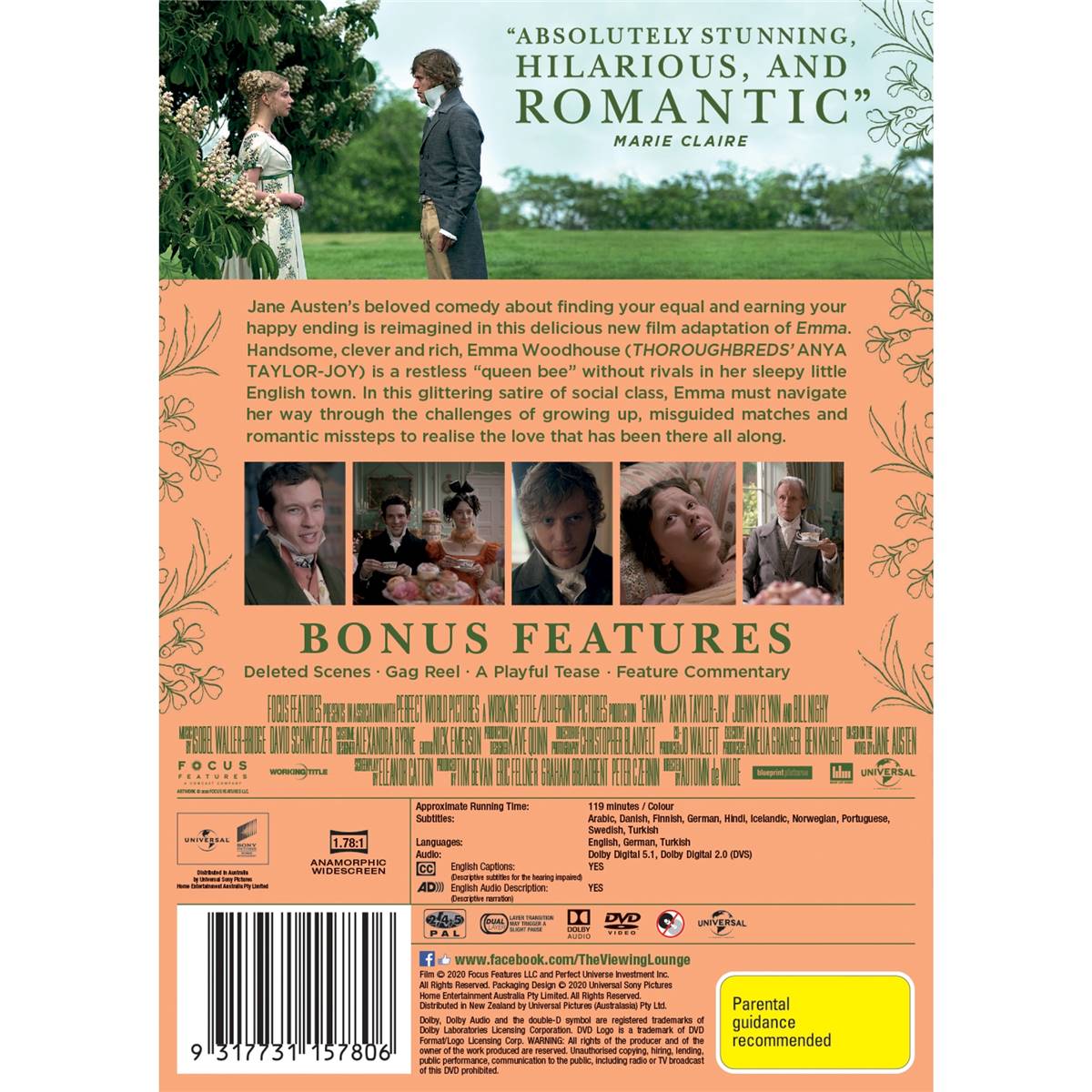 Emma (2020) Dvd - Dvd Each | Woolworths