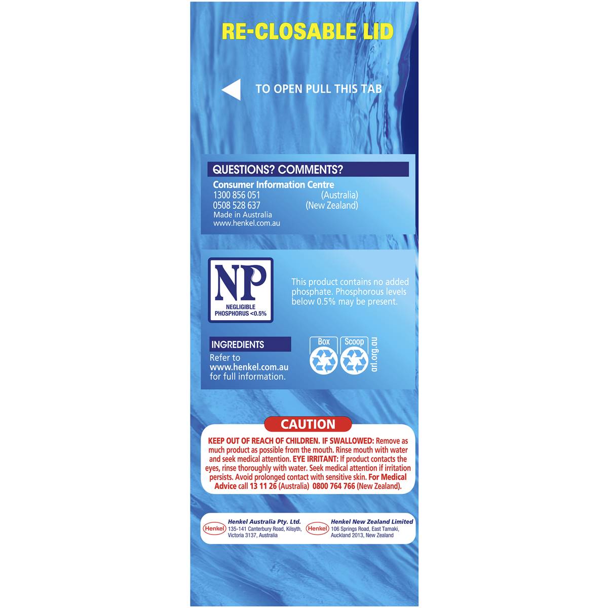 Cold Power 2in1 Laundry Detergent Powder With Fabric Softener 1.8kg ...