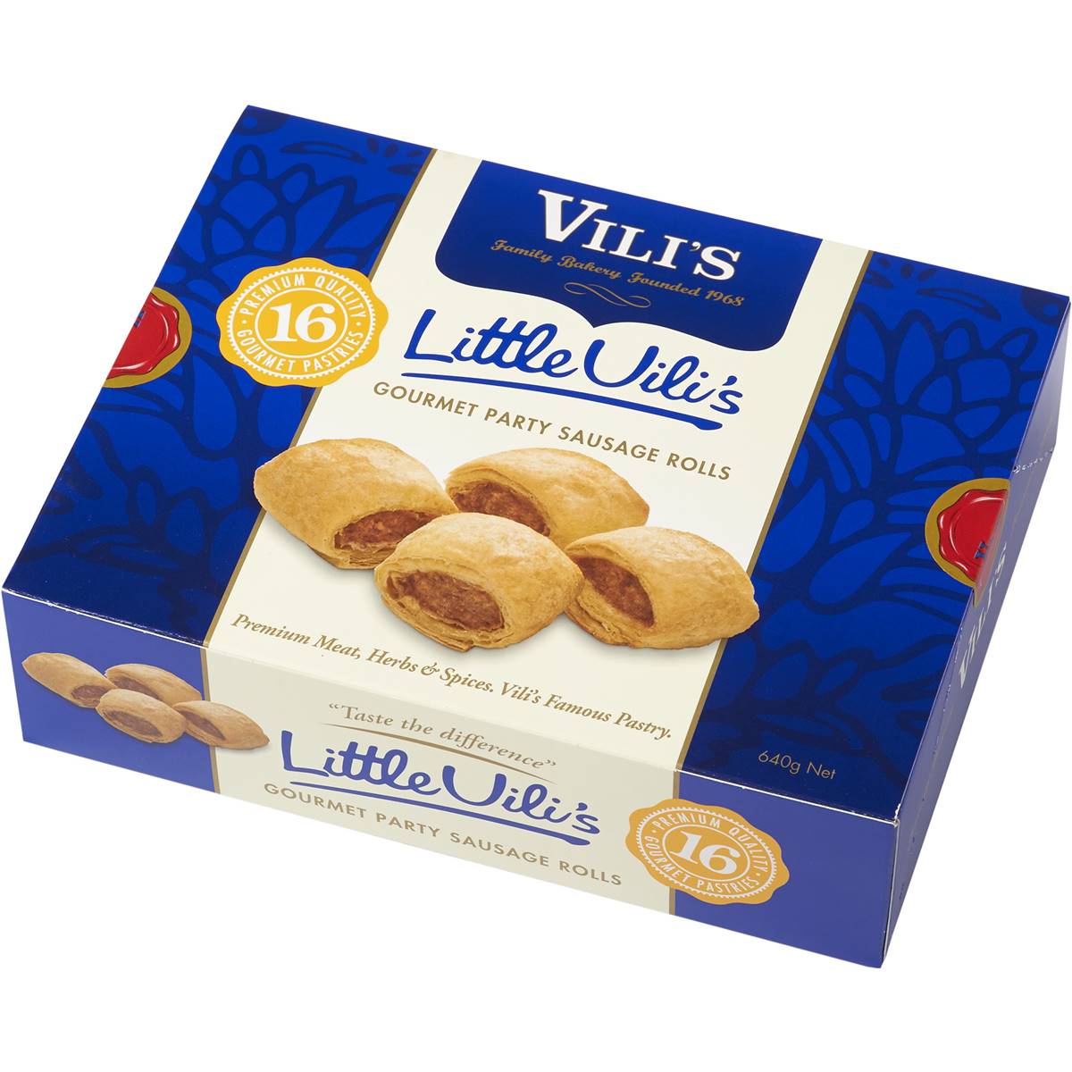 Vili's Little Vilis Gourmet Party Sausage Rolls Chilled Meal 16 Pack ...