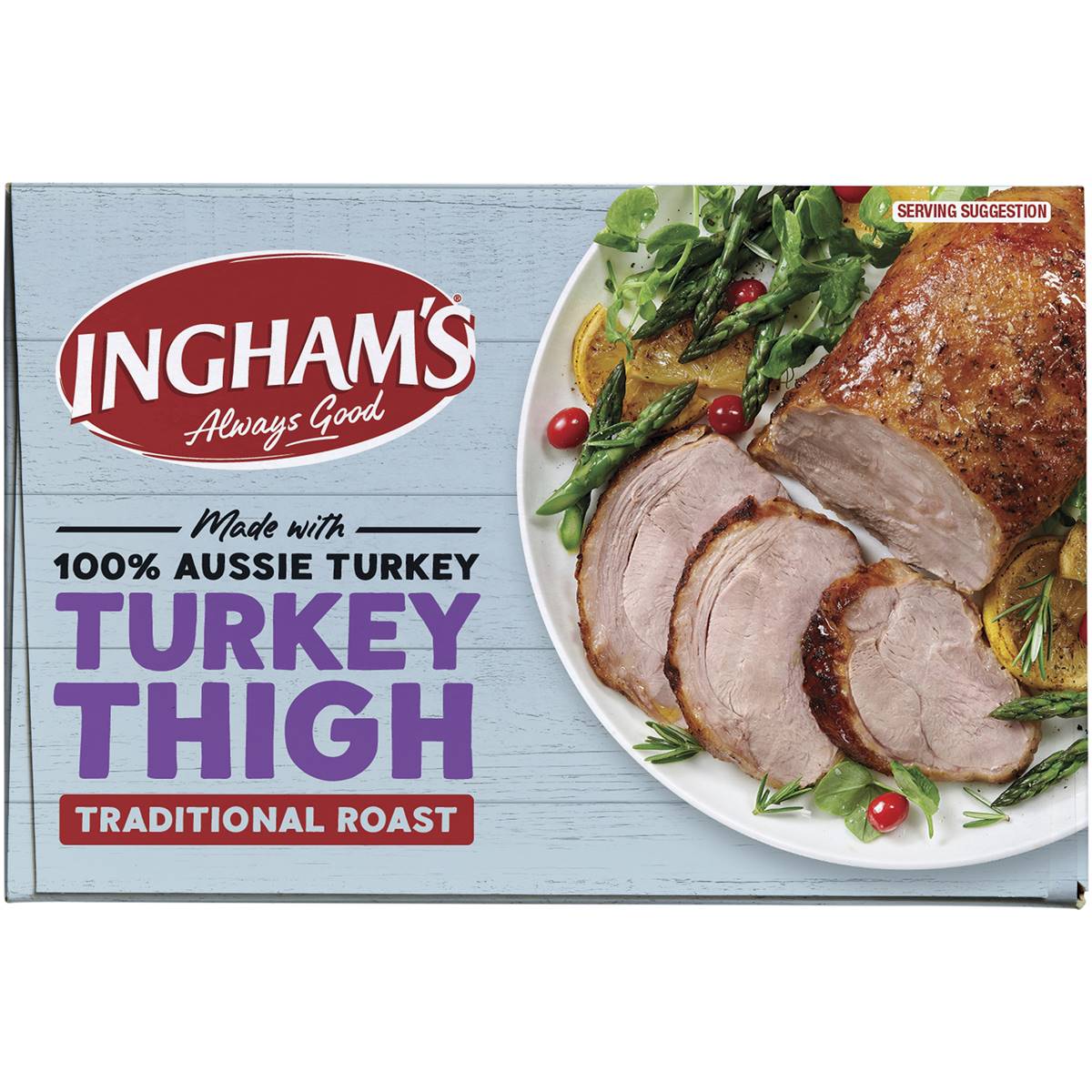 Ingham's Frozen Turkey Thigh Roast Traditional Roast 1kg | Woolworths