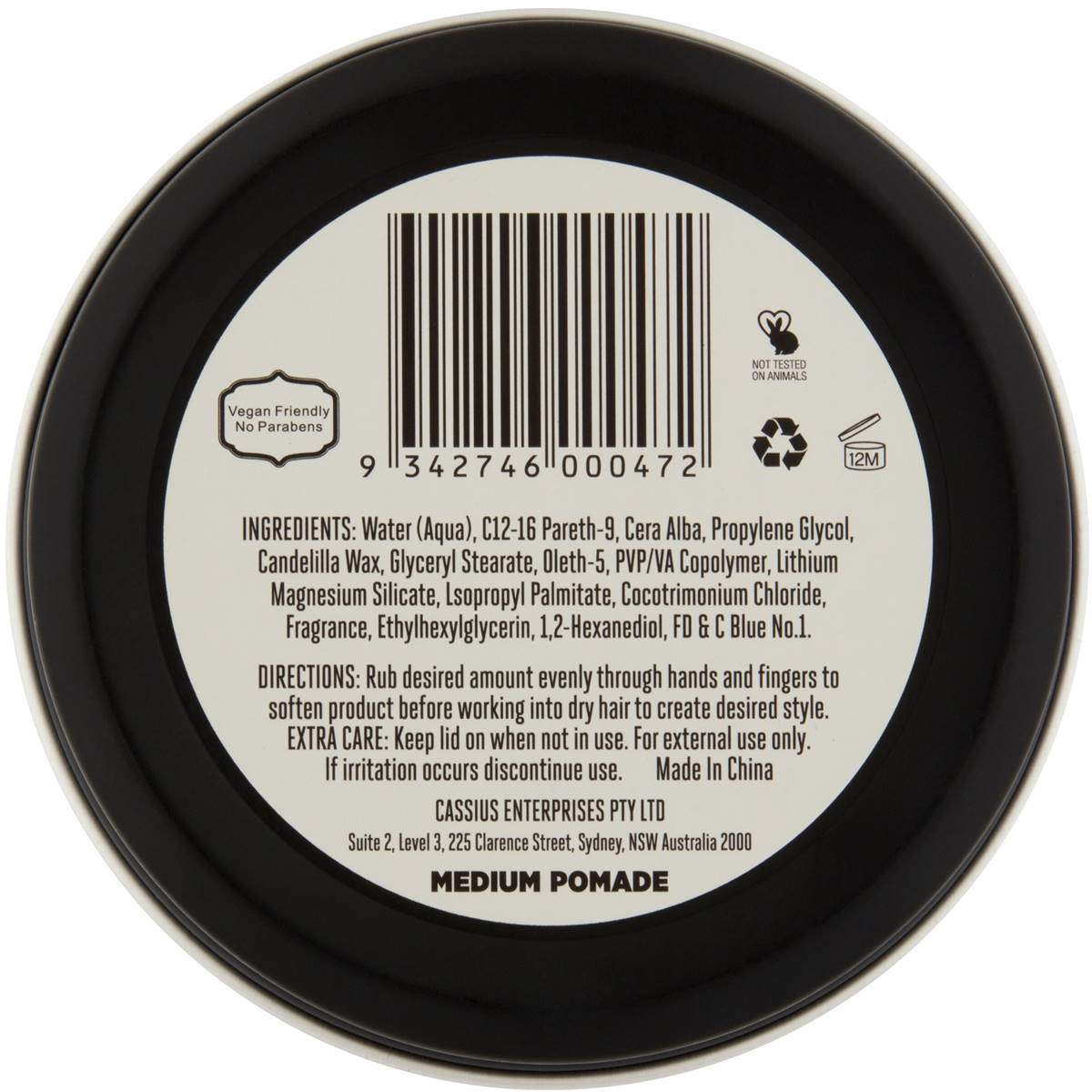 Jack The Barber Medium Pomade Firm Hold 95g Woolworths