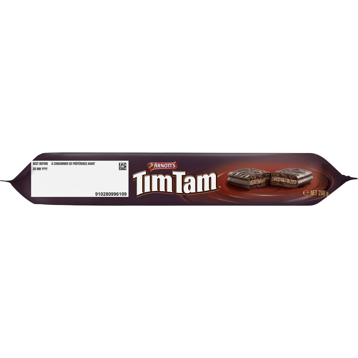 Arnott's Tim Tam Dark Chocolate Biscuits 200g | Woolworths Arnott's Tim Tam Dark Chocolate Biscuits 200g | Woolworths