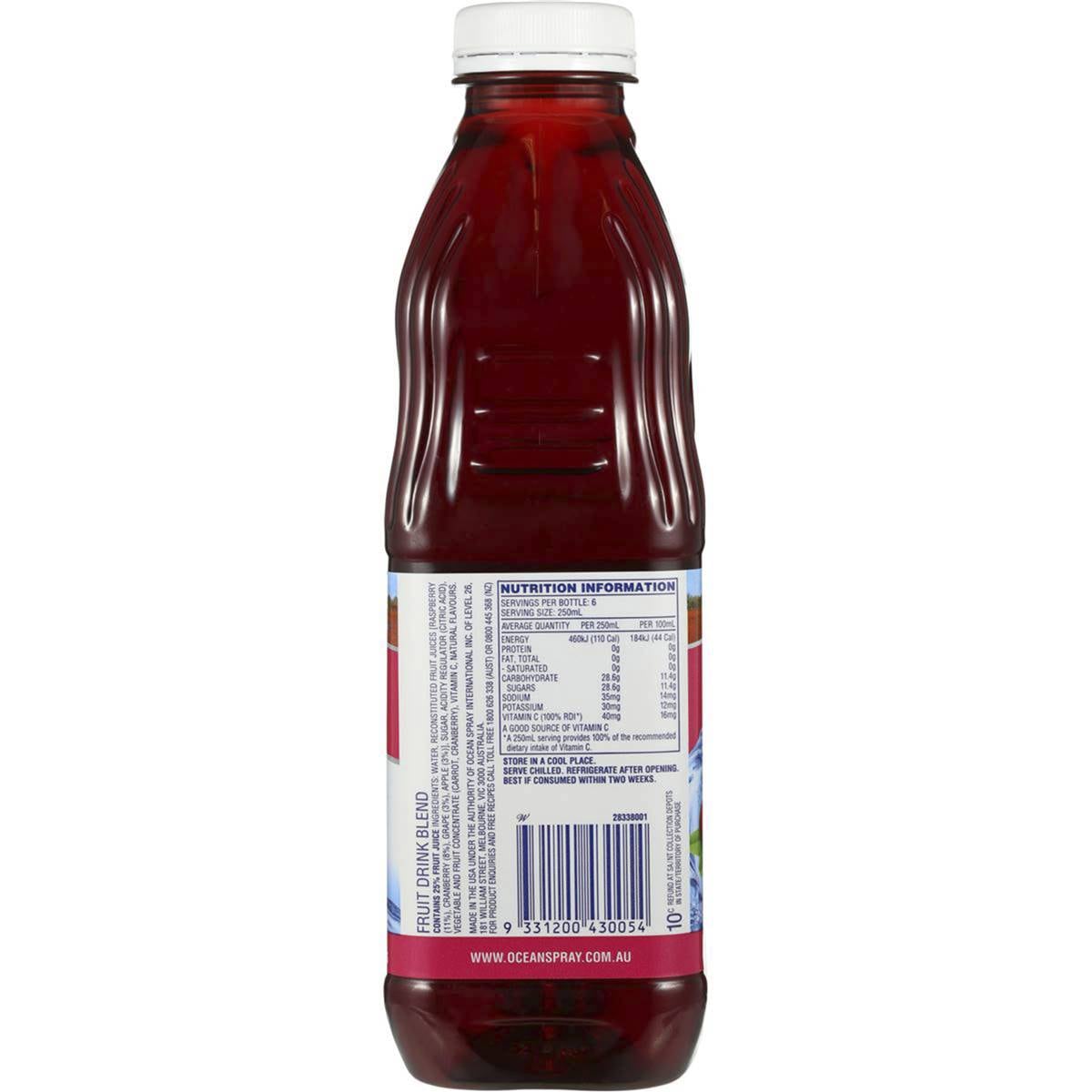 Ocean Spray Cran Raspberry Juice Drink 1.5l | Woolworths
