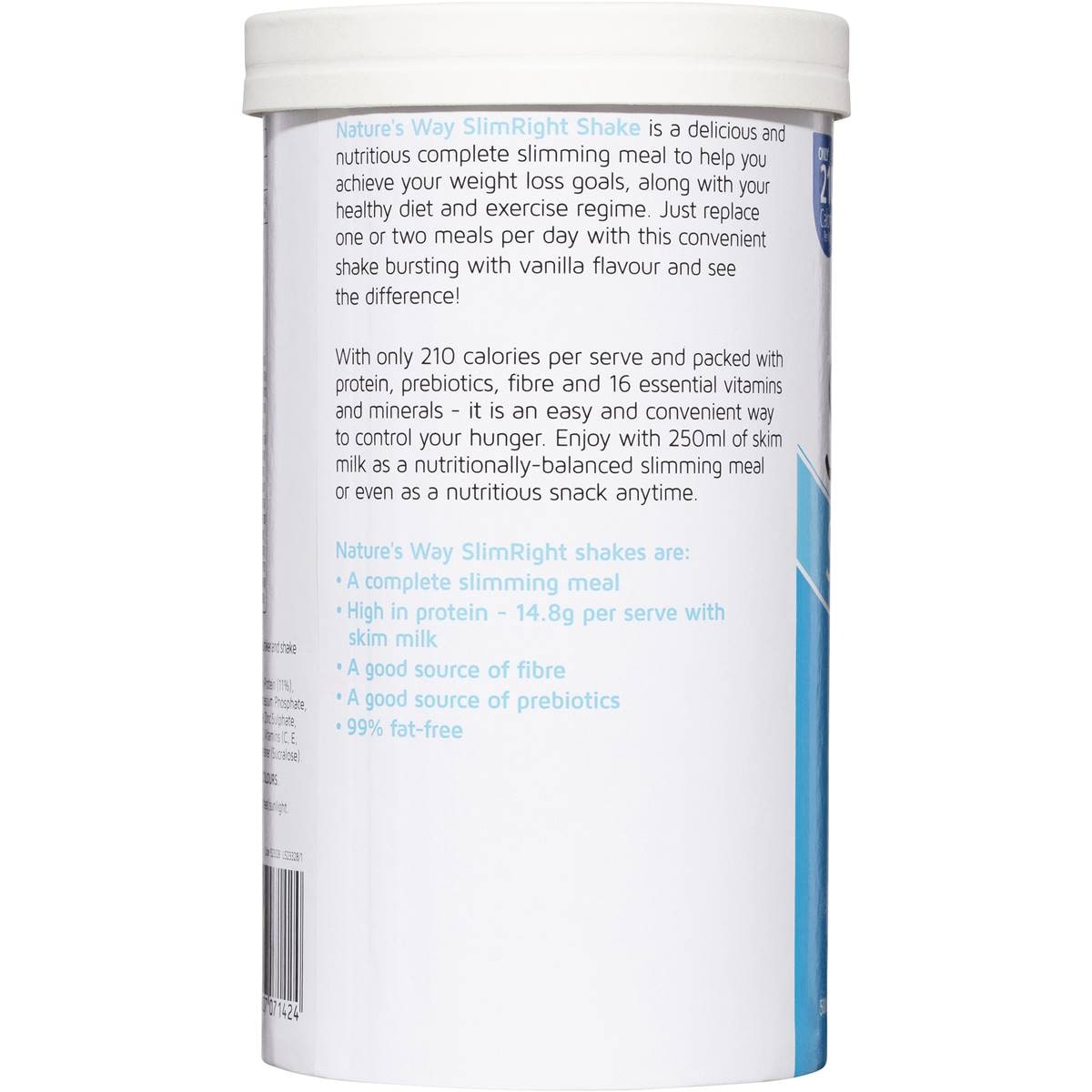 Nature's Way Slim Right Slimming Meal Vanilla Flavour 500g | Woolworths