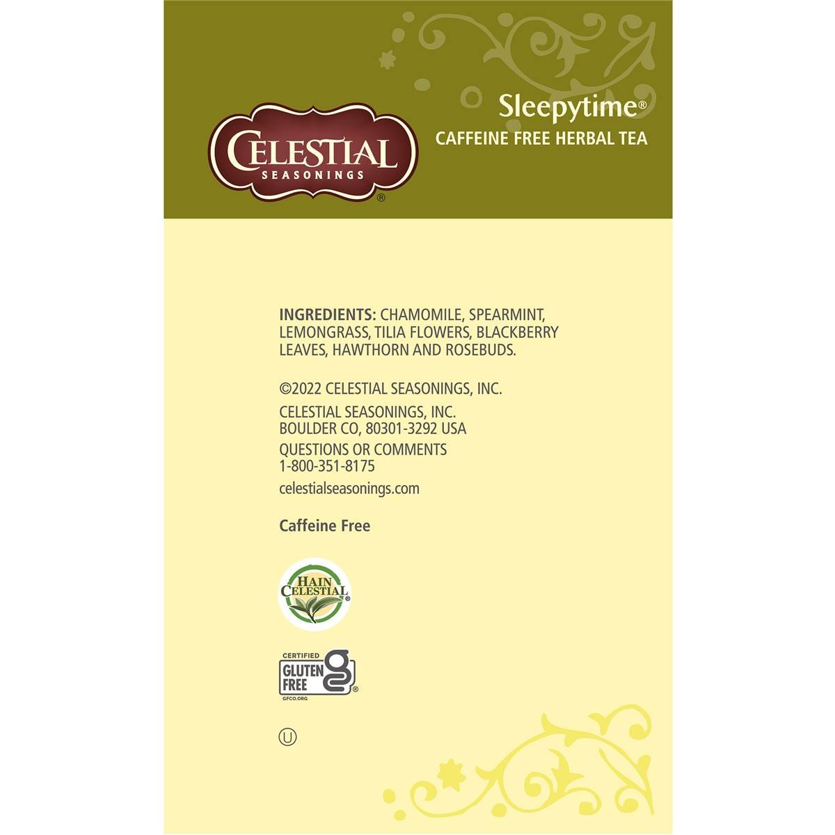 Celestial Sleepy Time Herbal Tea Bags 40 Pack | Woolworths