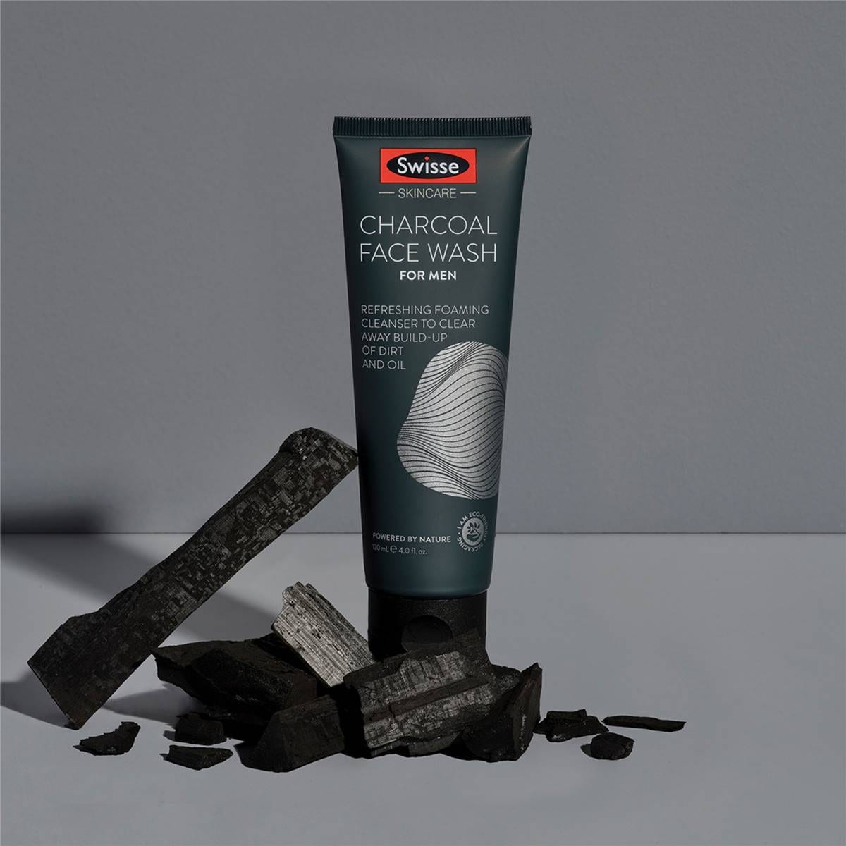Swisse Charcoal Face Wash For Men 120ml | Woolworths