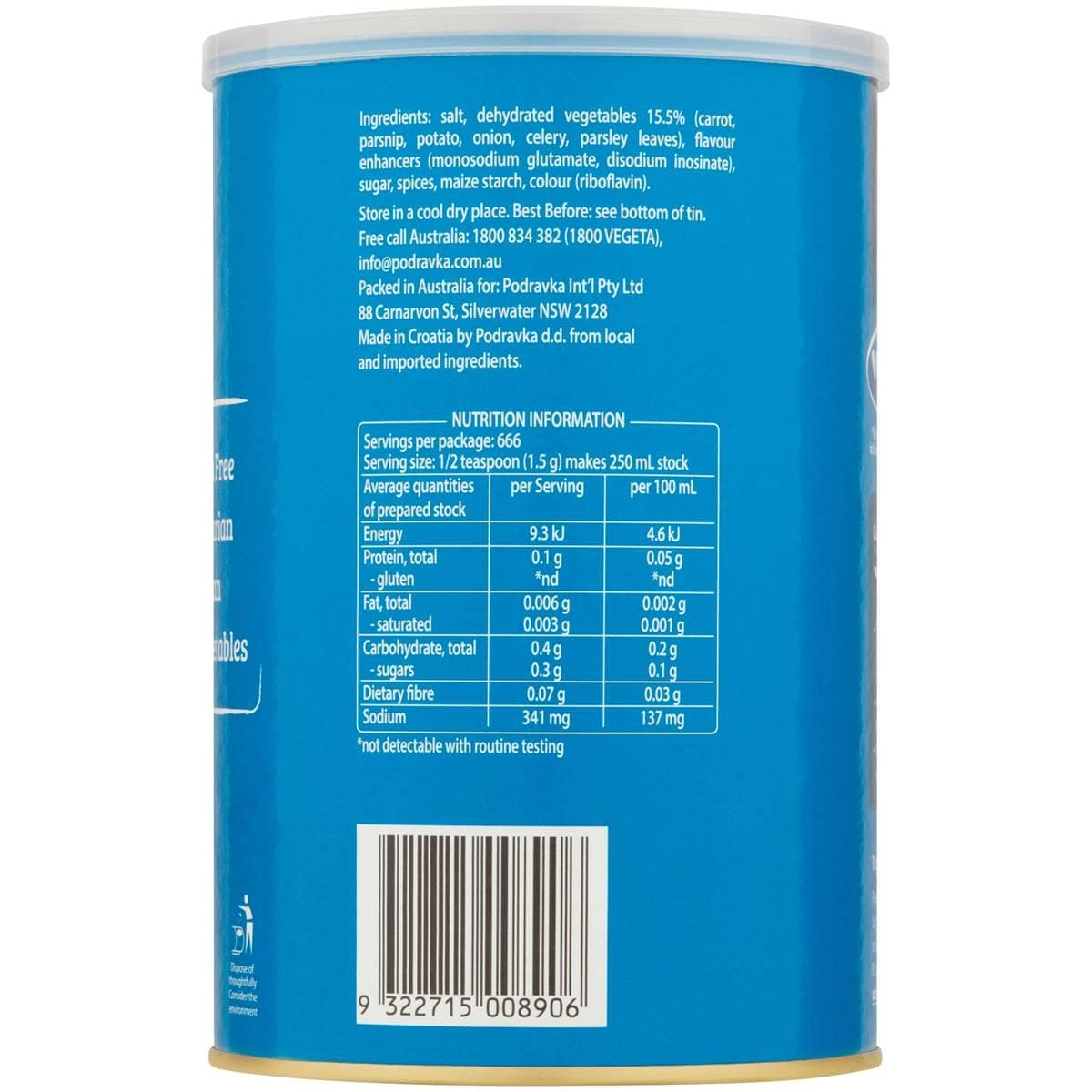 Vegeta Vegetable Gourmet Stock Powder 1kg | Woolworths