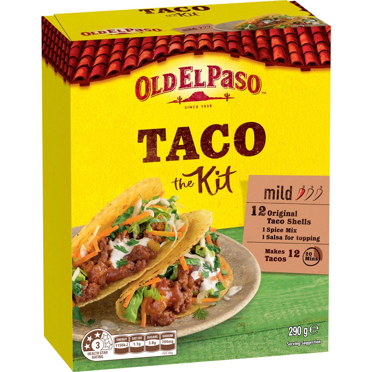 Old El Paso Taco Kit Mexican Style Taco Kit 290g | Woolworths