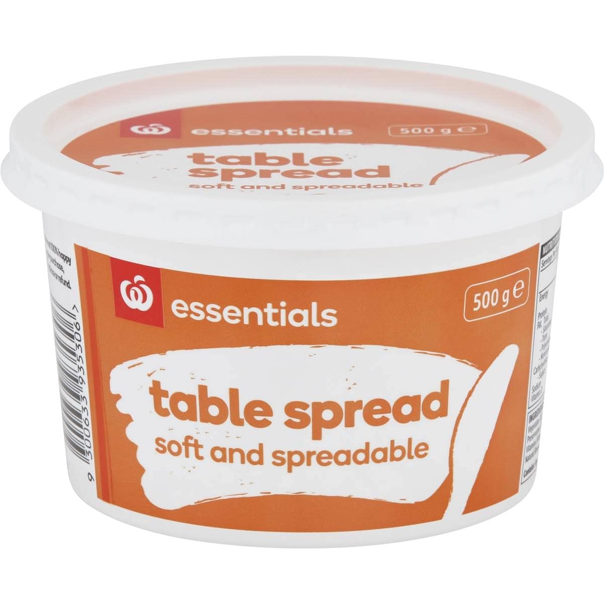 Calories in Essentials Table Spread Soft And Spreadable Calorie Counter ...