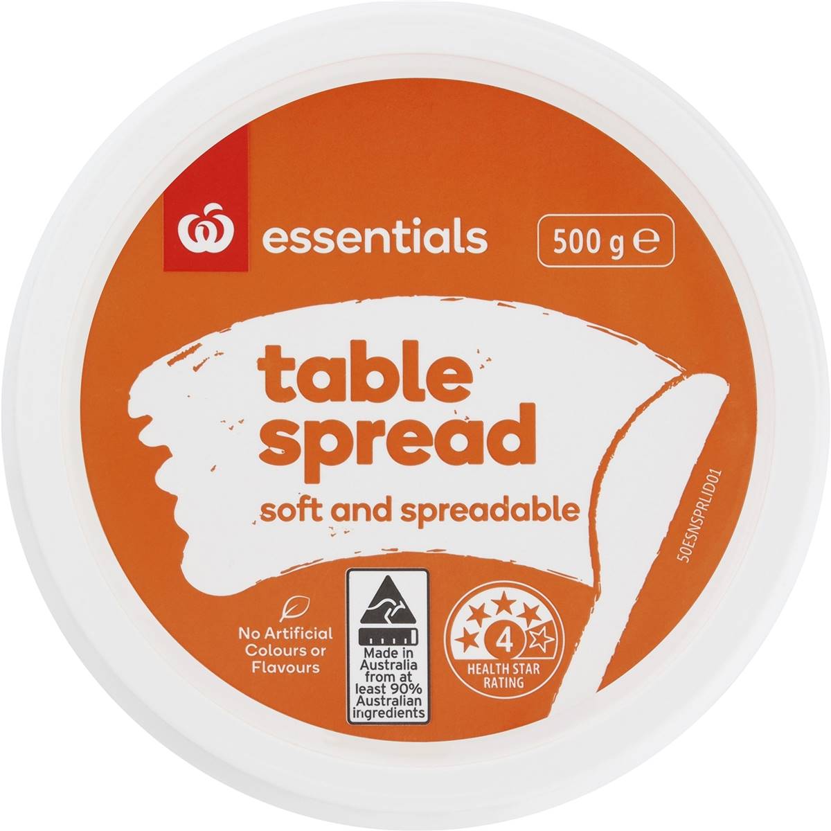 Essentials Table Spread Soft And Spreadable 500g | Woolworths