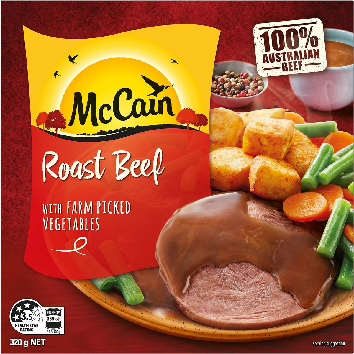 Mccain Dinner Roast Beef 320g | Woolworths