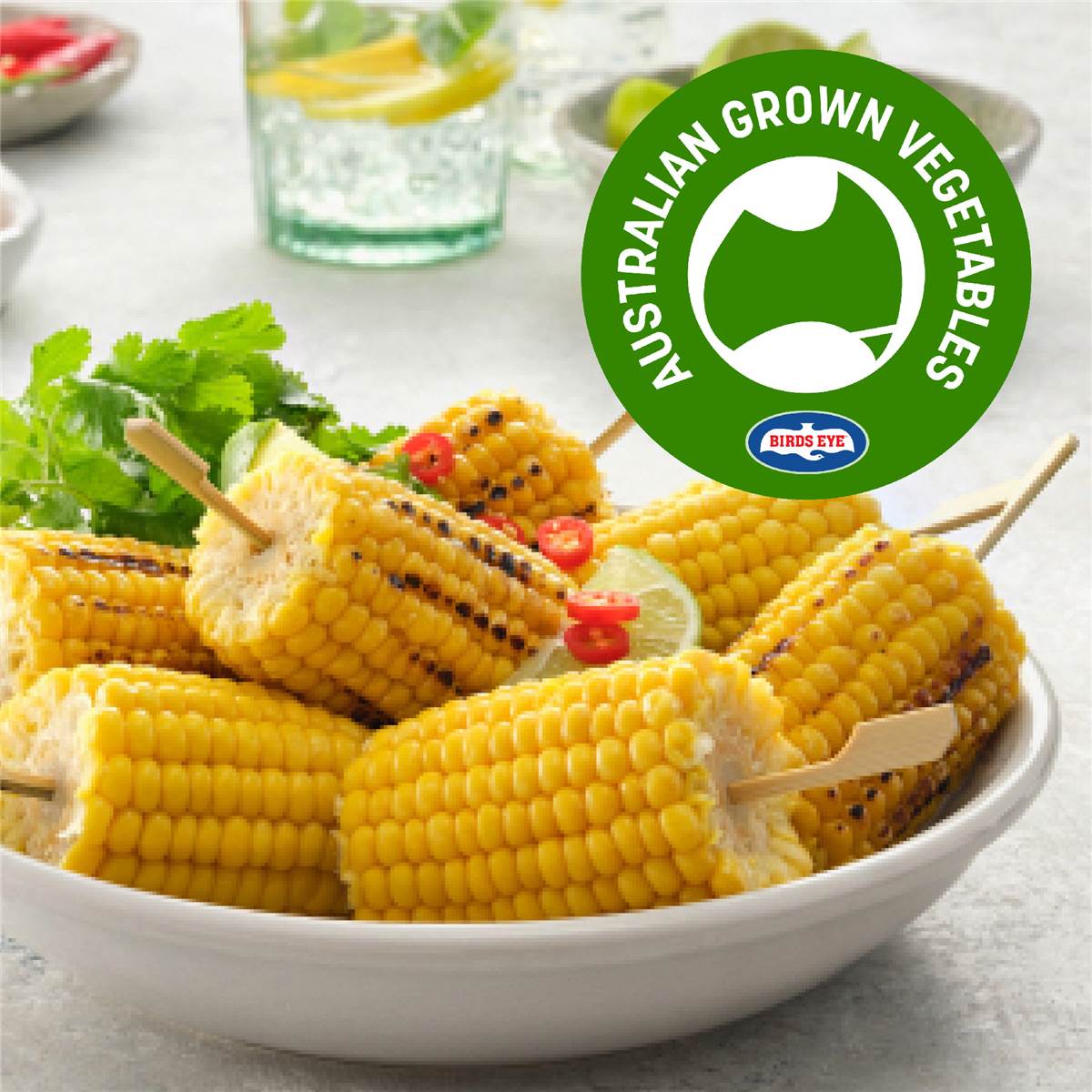 Birds Eye Sweet Corn Cobs 1kg | Woolworths