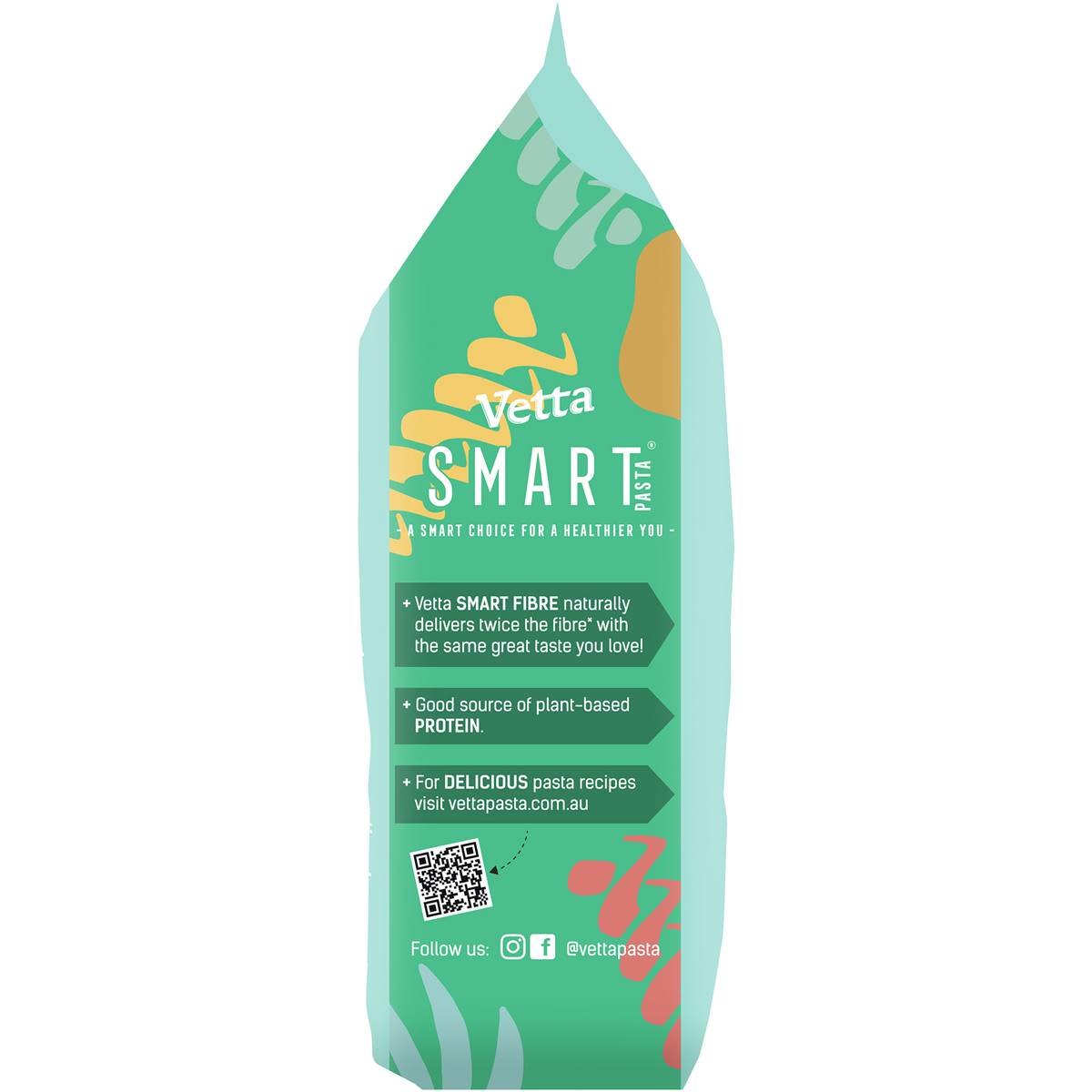 Vetta Smart Fibre Veg Twists Spirals Pasta 375g | Woolworths