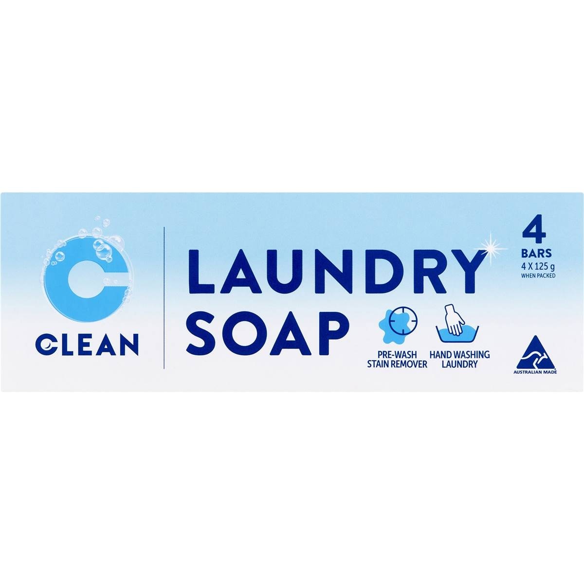 Clean Laundry Soap 4 Pack | Woolworths