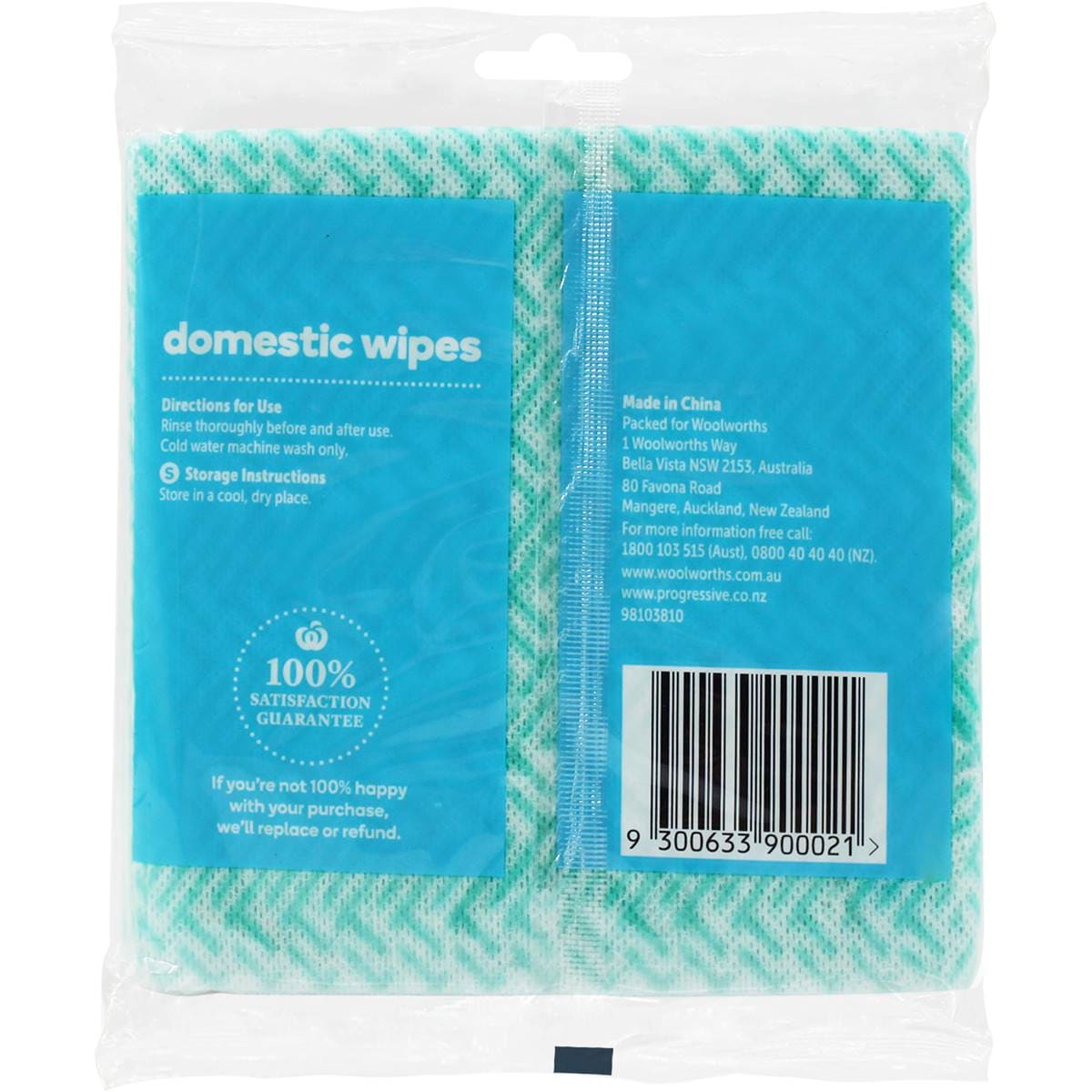 Essentials Wipes Domestic 10 Pack | Woolworths