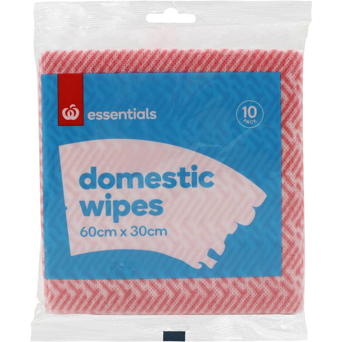 Essentials Wipes Domestic 10 Pack | Woolworths