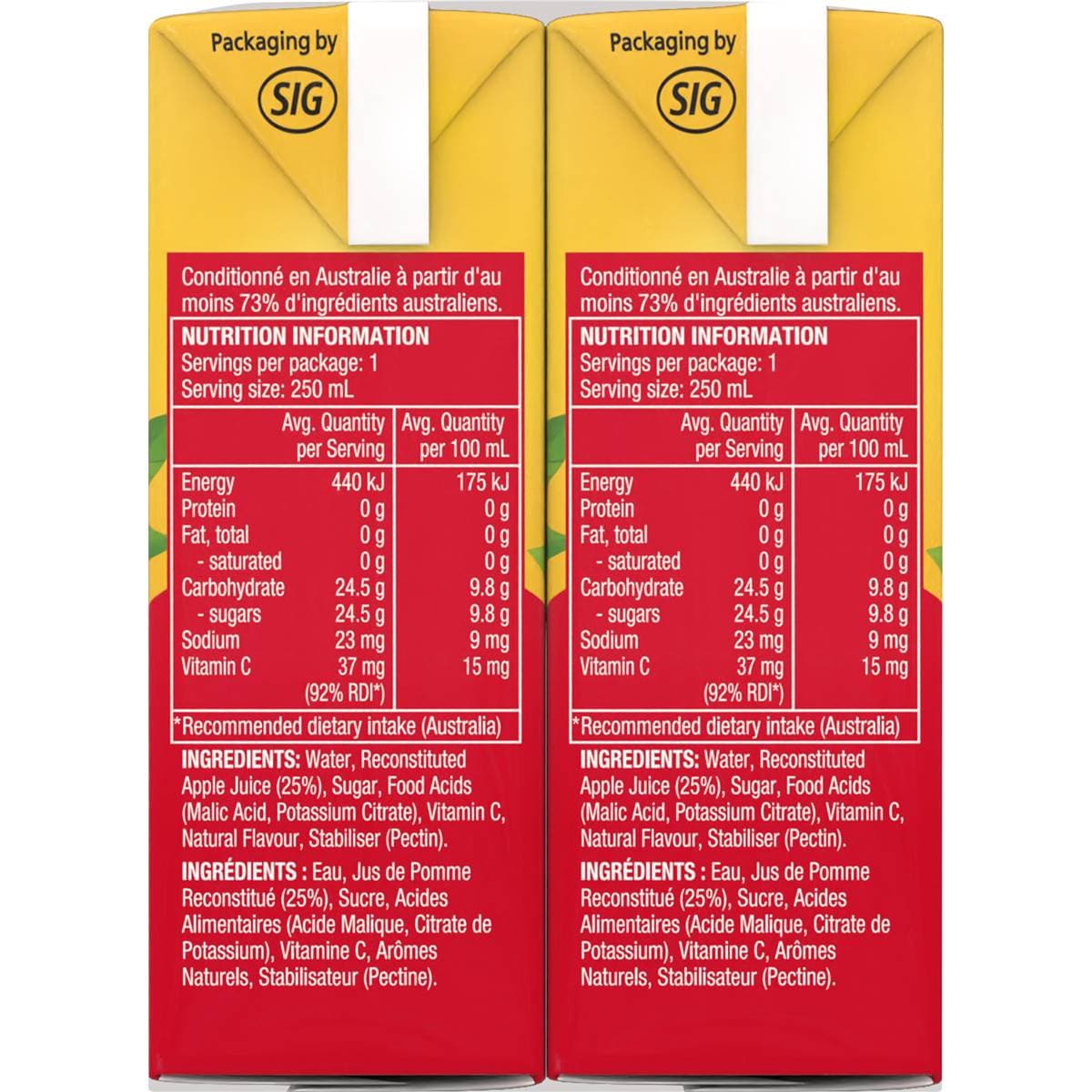 Golden Circle Fruit Drinks Lunch Box Poppers Multipack Apple Splash ...