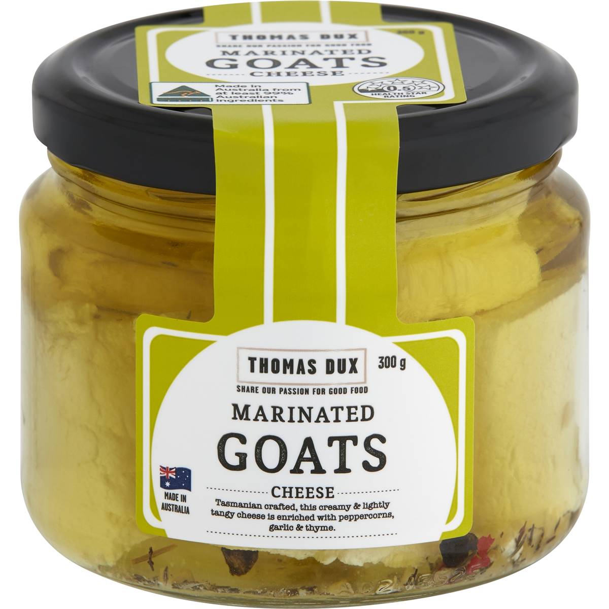 Thomas Dux Marinated Goats Cheese 300g | Woolworths