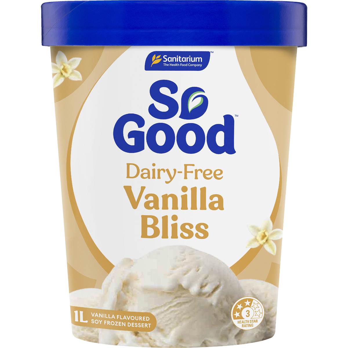 Sanitarium So Good Vanilla Bliss Frozen Dessert 1l | Woolworths