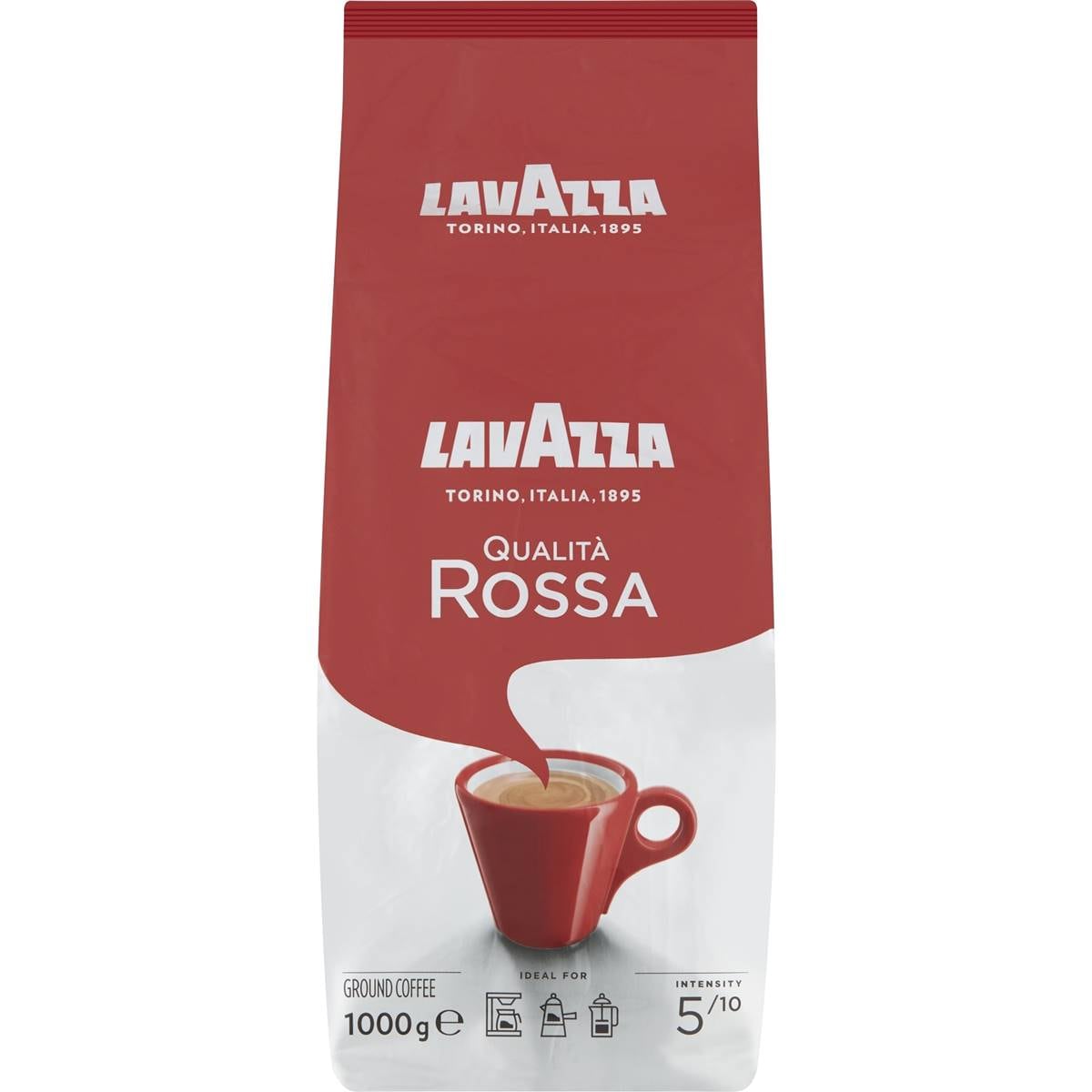 Lavazza Qualita Rossa Ground Coffee 1kg | Woolworths
