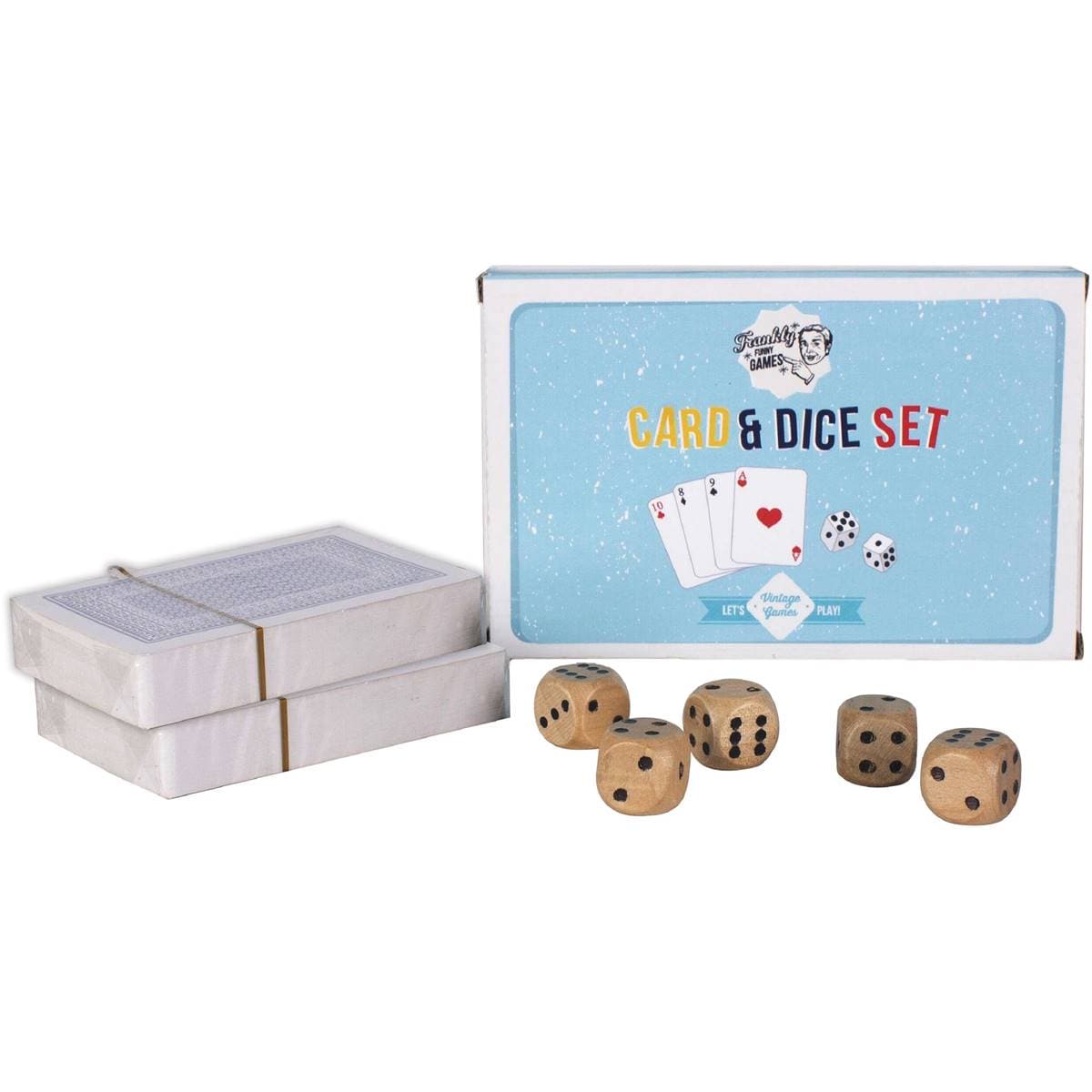 Frankly Funny Card & Dice Set Each | Woolworths