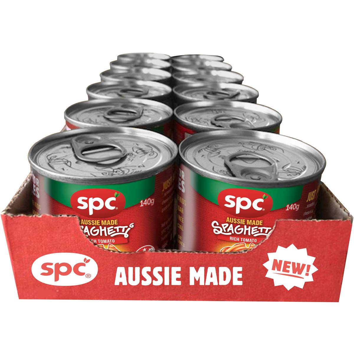 Spc Spaghetti Rich Tomato 140g X12 Pack | Woolworths