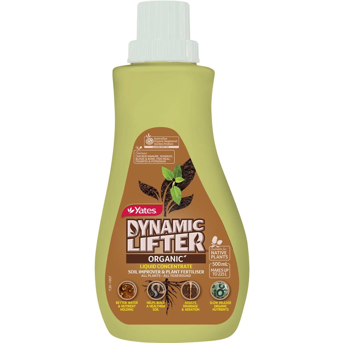Yates Dynamic Lifter Organic Plant Liquid Fertiliser 500ml | Woolworths
