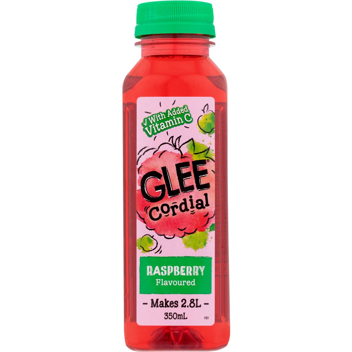 Glee Raspberry Flavoured Cordial Cordial 350ml | Woolworths