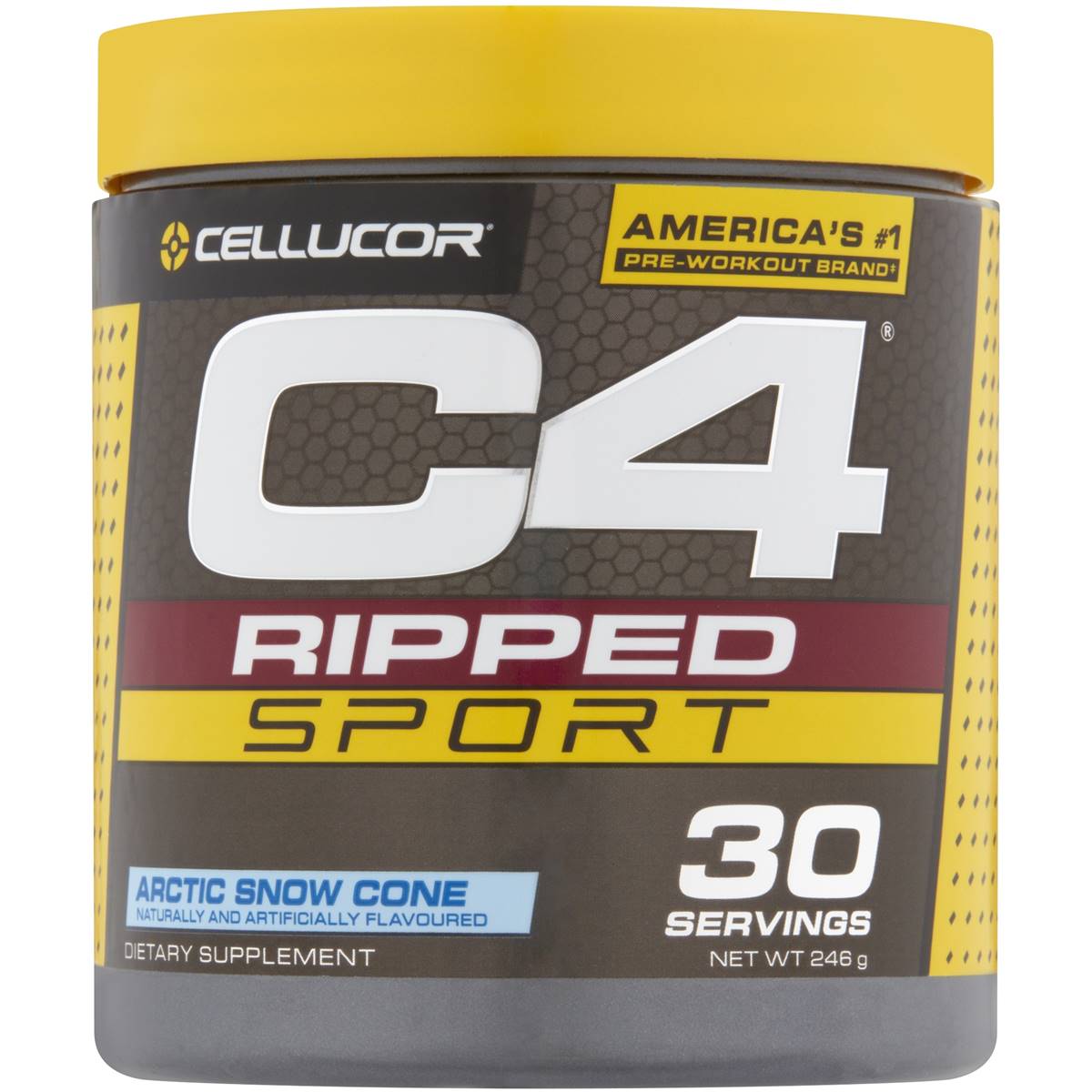Cellucor C4 Ripped Sport Arctic Snow Cone 246g | Woolworths