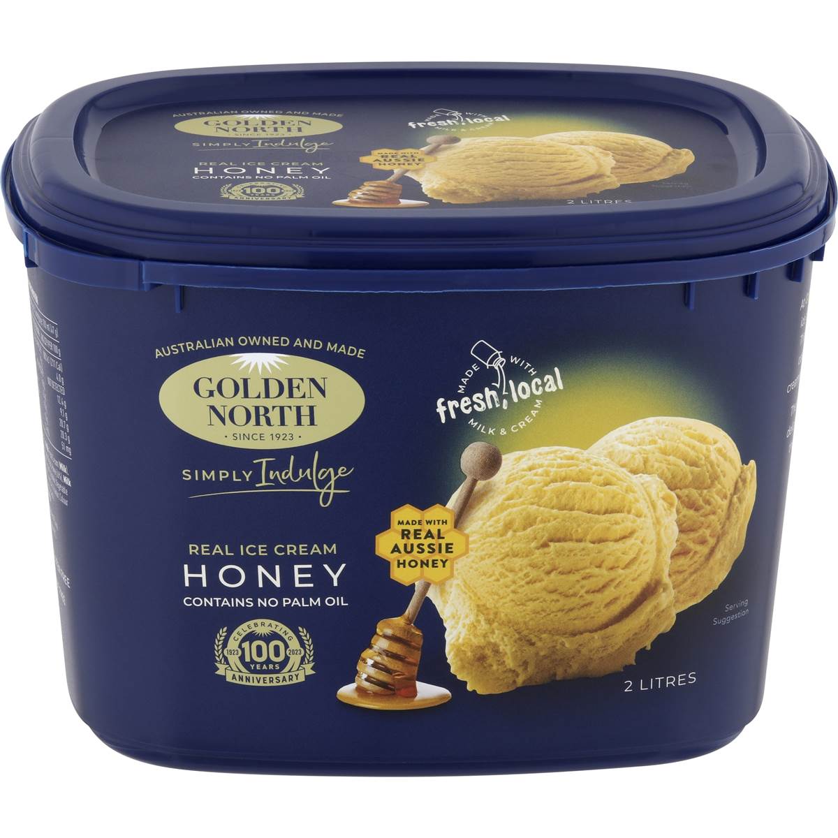 Golden North Ice Cream Honey 2L Tub | Woolworths