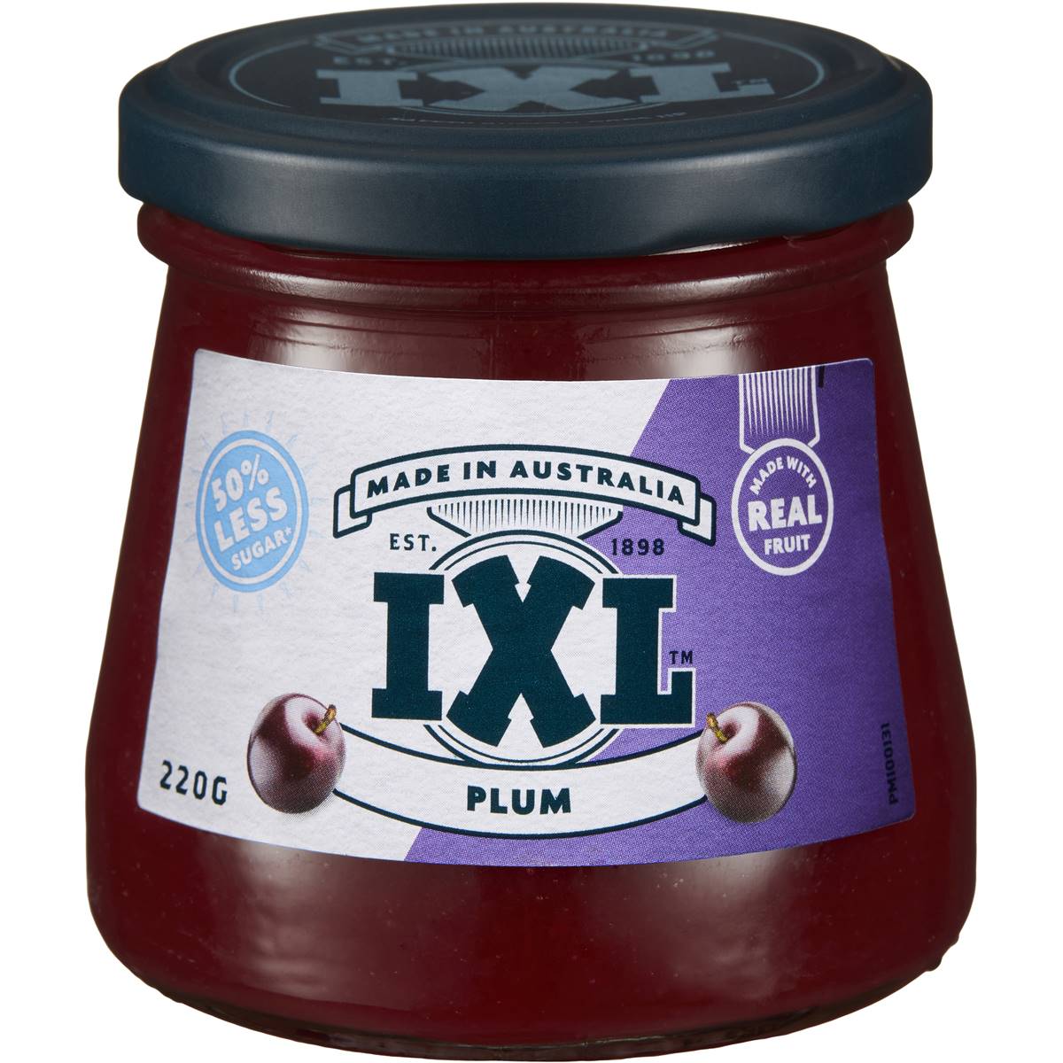Ixl Plum Jam 50% Less Sugar 220g | Woolworths